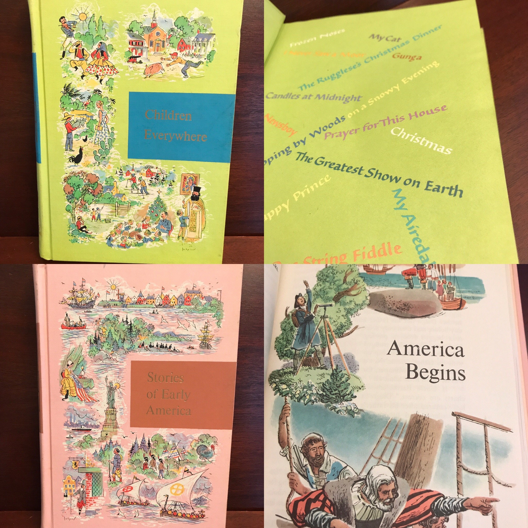 Vintage Children's Books, Through Golden Windows Books, Grolier ...