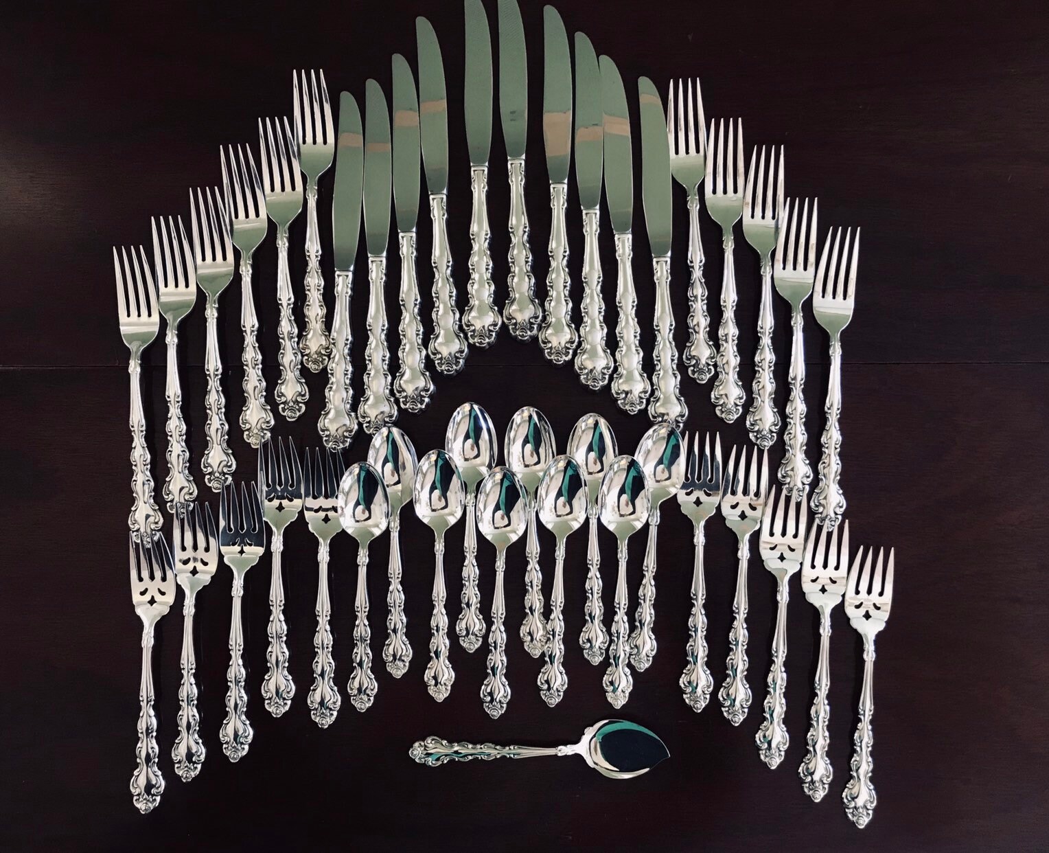 RESERVED Sale Pending Silverware Set Oneida Community Beethoven ...