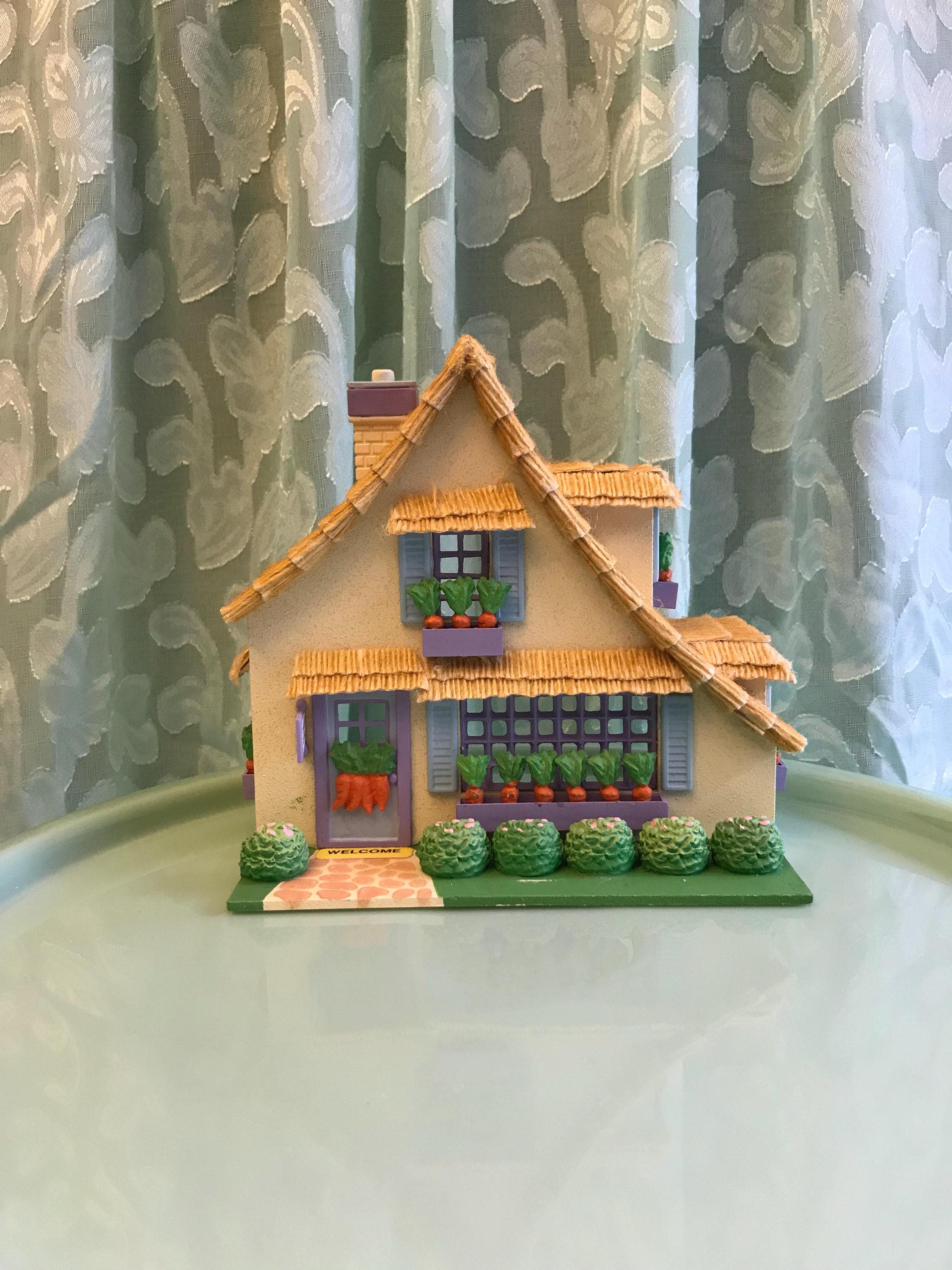 Dept 56 Easter Village Hide A Way Hollow Carrot Cottage, Easter Bunny ...