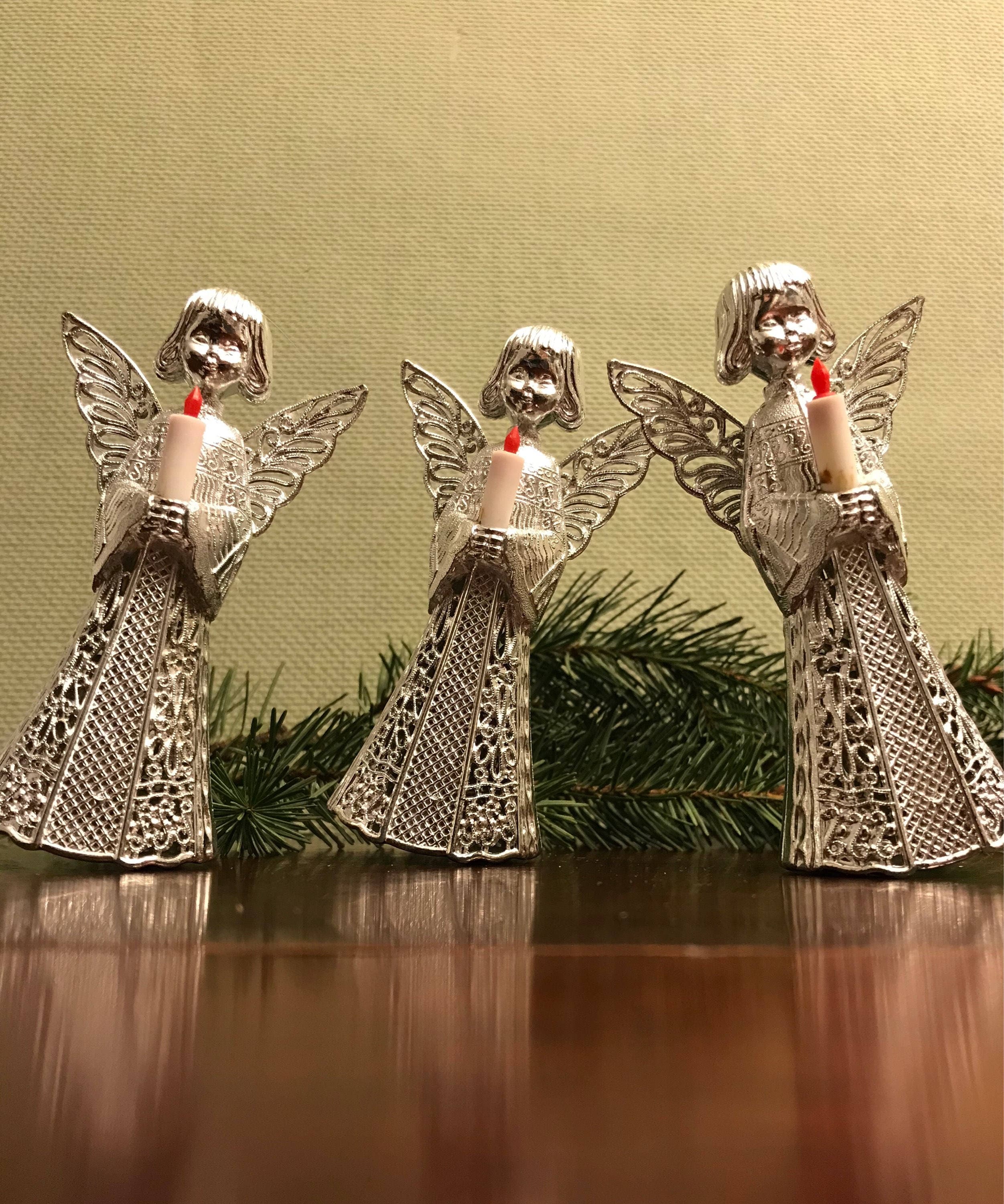 Vintage Angel ornaments, Mid century Angels, Christmas Angels, Angels ...