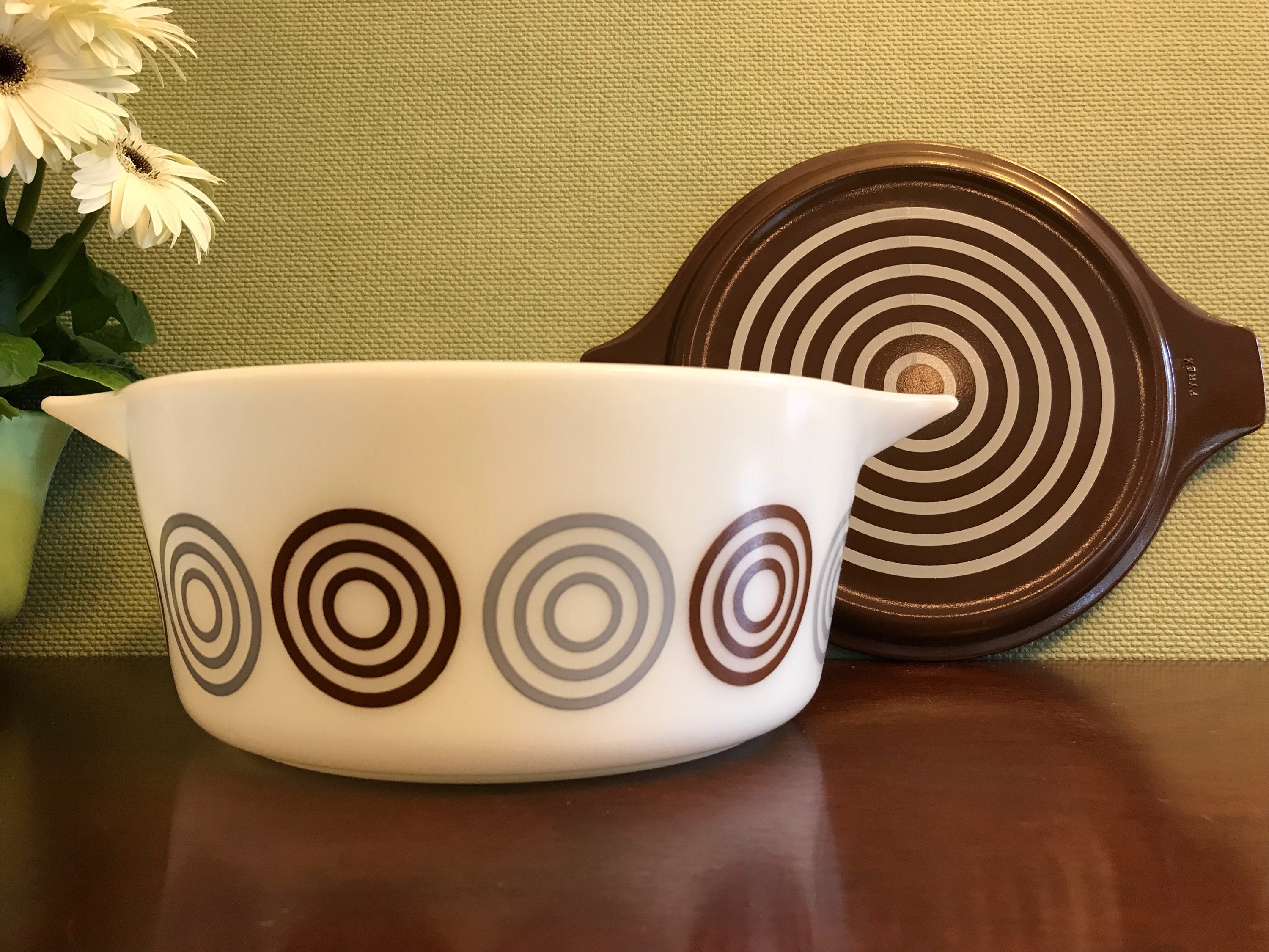 Vintage Pyrex Cosmopolitan Casserole, Pyrex Cinderella Casserole, Pyrex ...