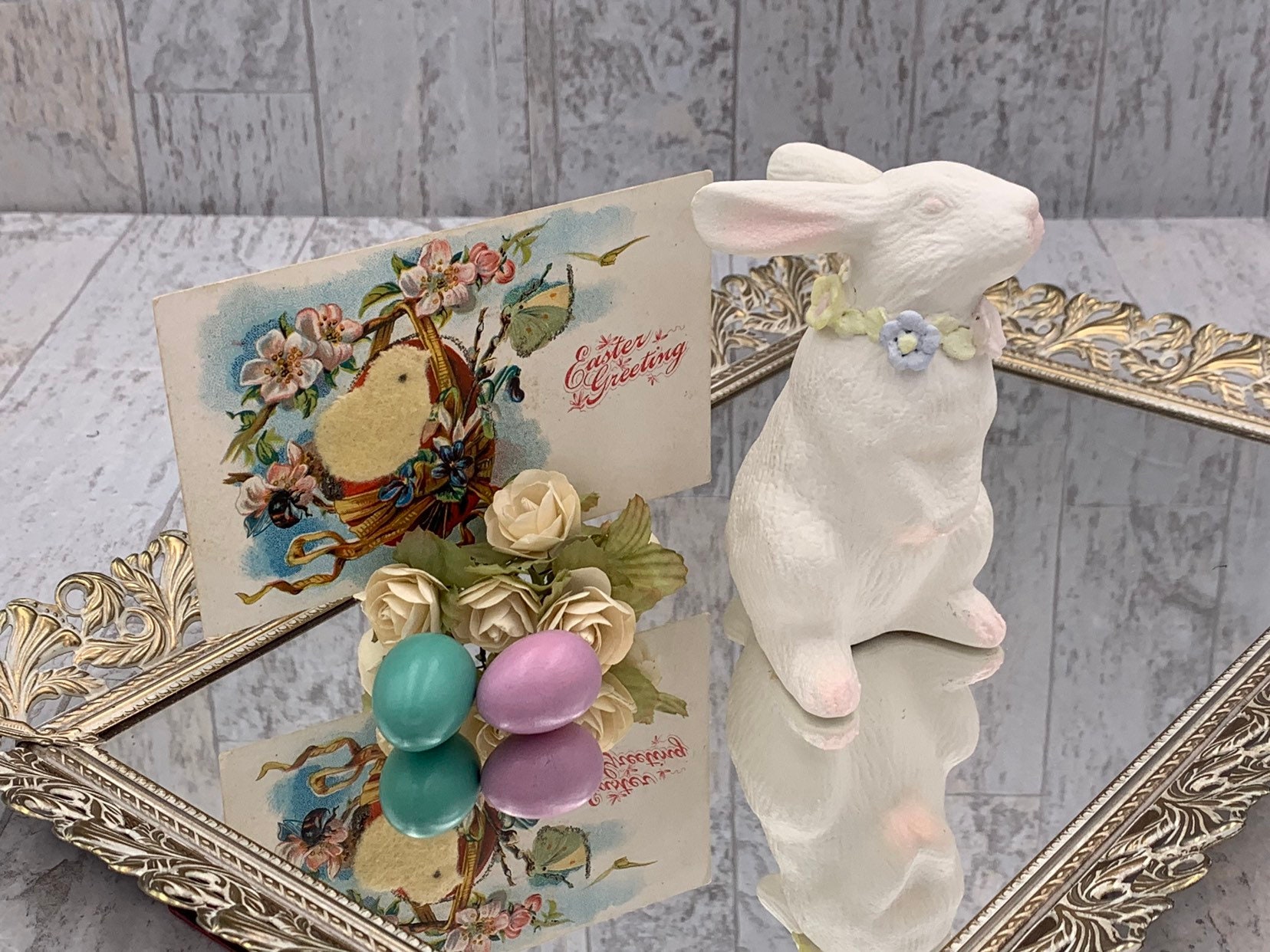 Vintage Ceramic Bunny Dept 56 White Easter bunny, Easter decor ...