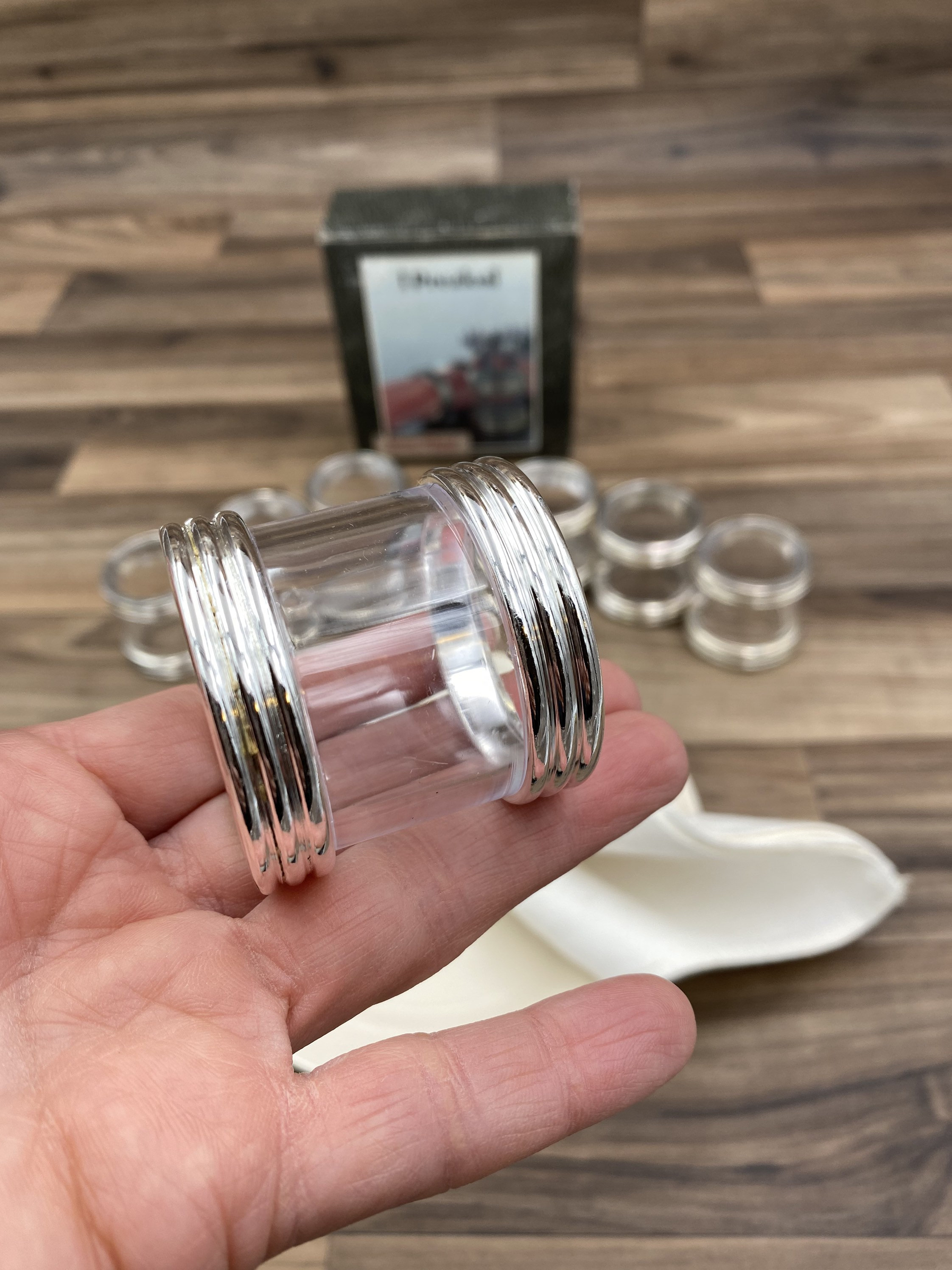 Vintage Silver Plated Napkin Rings, Made in Italy Landes Cristallo I ...