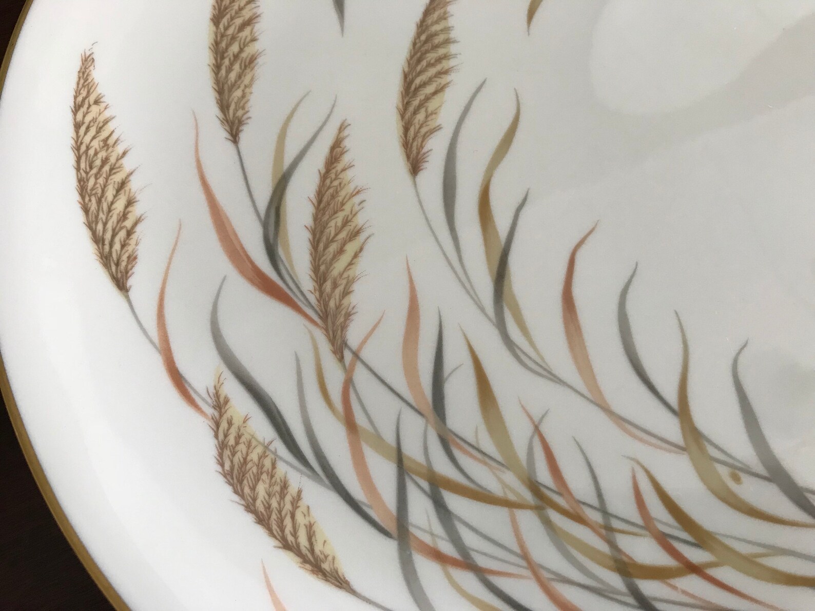 Vintage Wheat Pattern China Plates Royal Jackson Angelus - Etsy