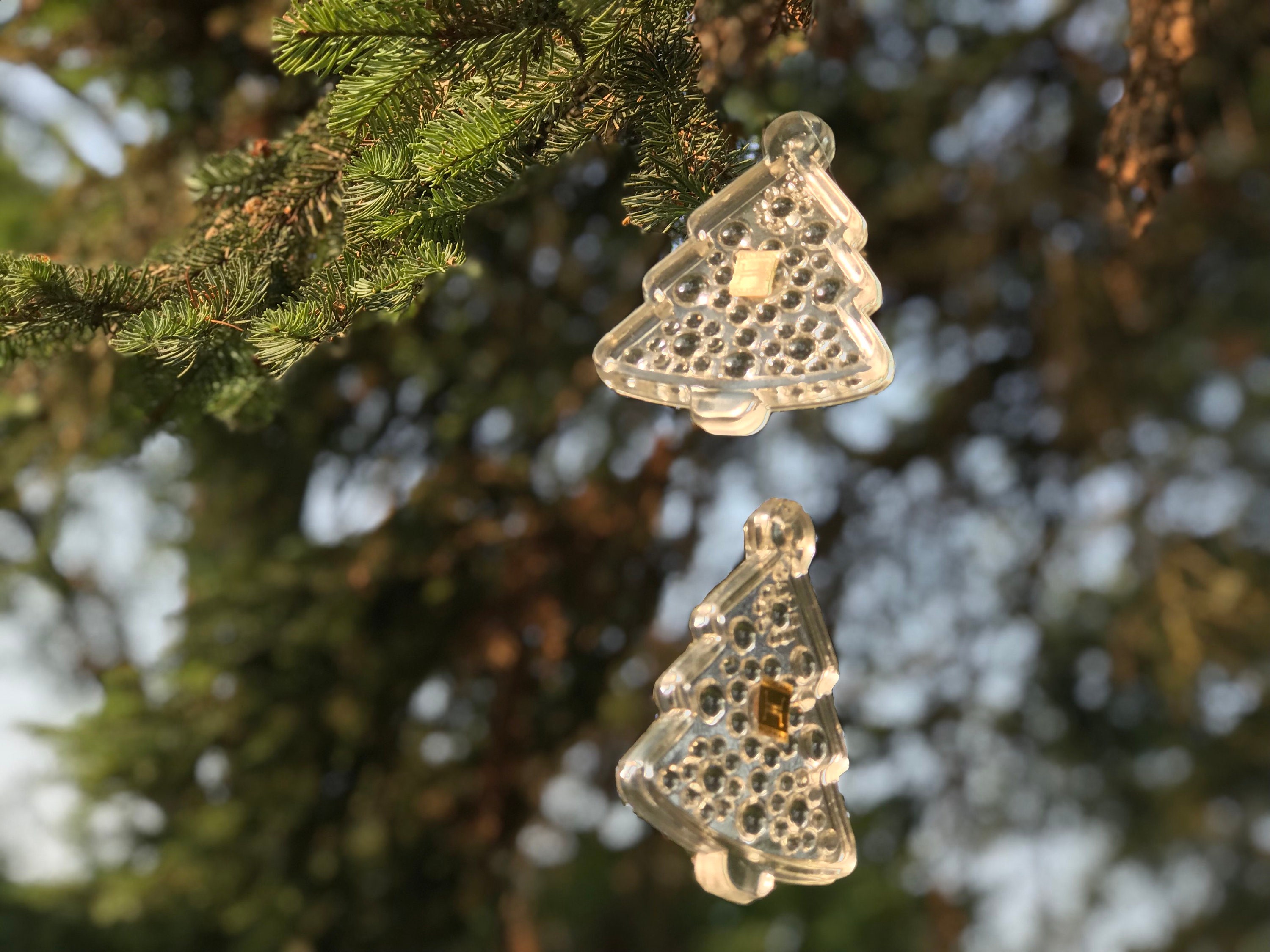 Vintage Hadeland Crystal Ornaments, Made in Norway, Grantre tree ...