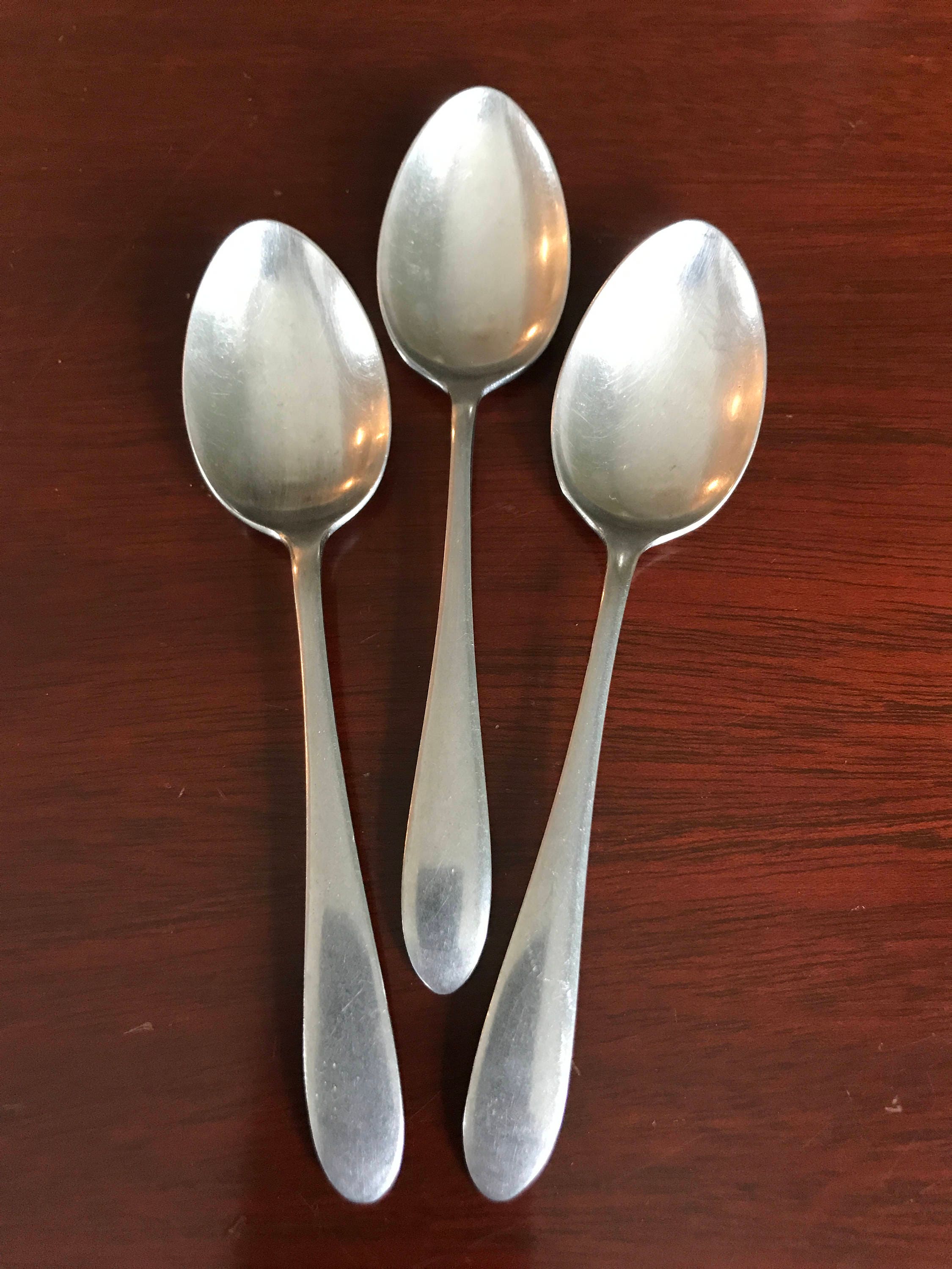 Mid Century Teaspoons Desco Occupied Japan, Stainless Steel Teaspoons ...