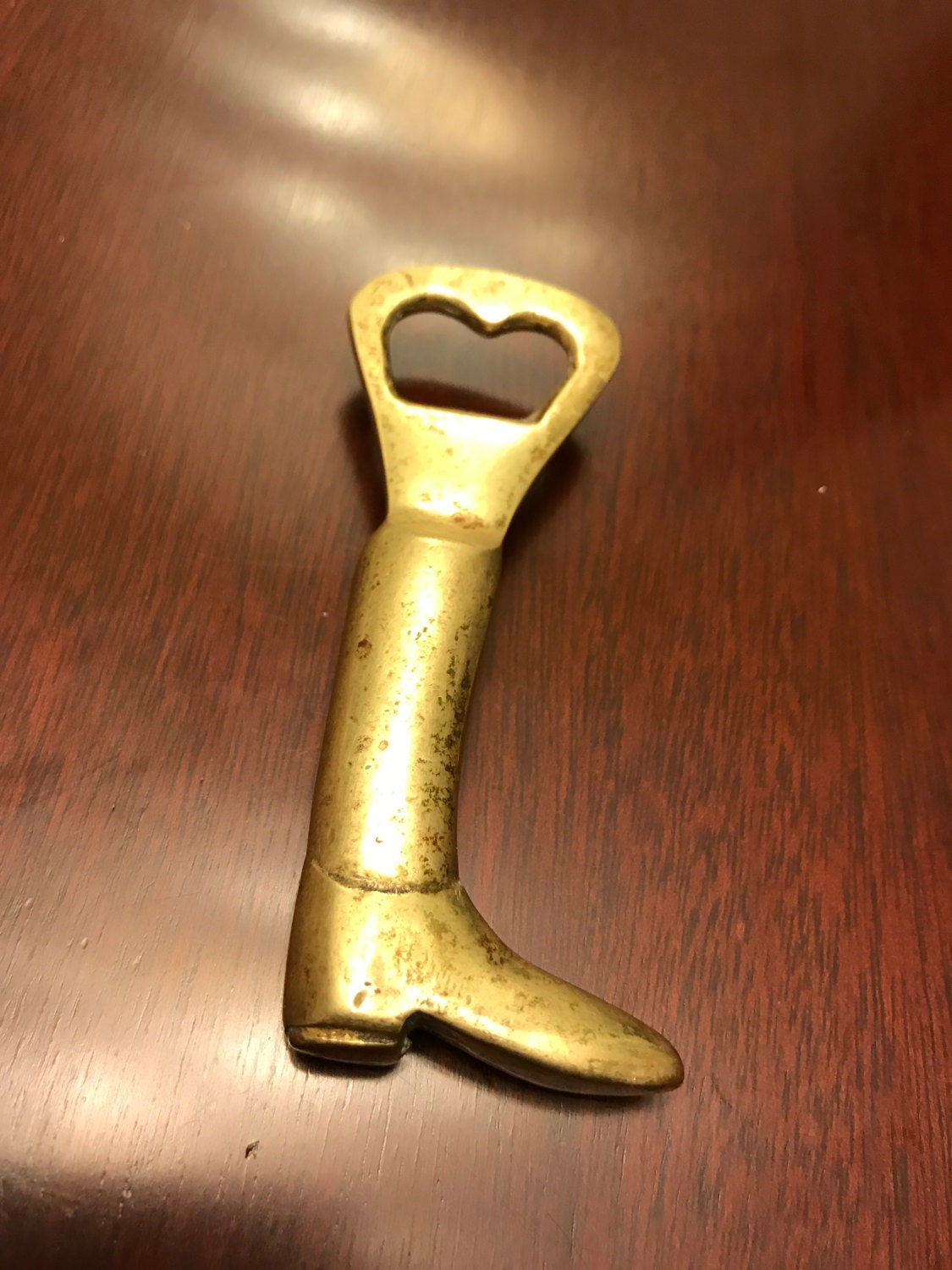 Vintage Boot Bottle opener, brass cowboy boot opener, collectible ...