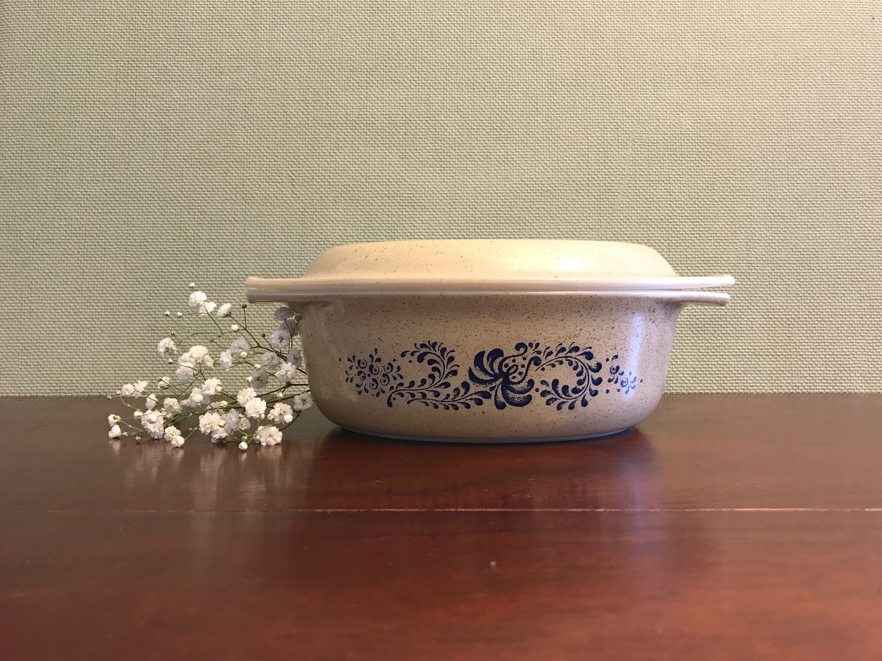 Vintage Pyrex Homestead Casserole, Pyrex Cinderella 043 Casserole, oval ...