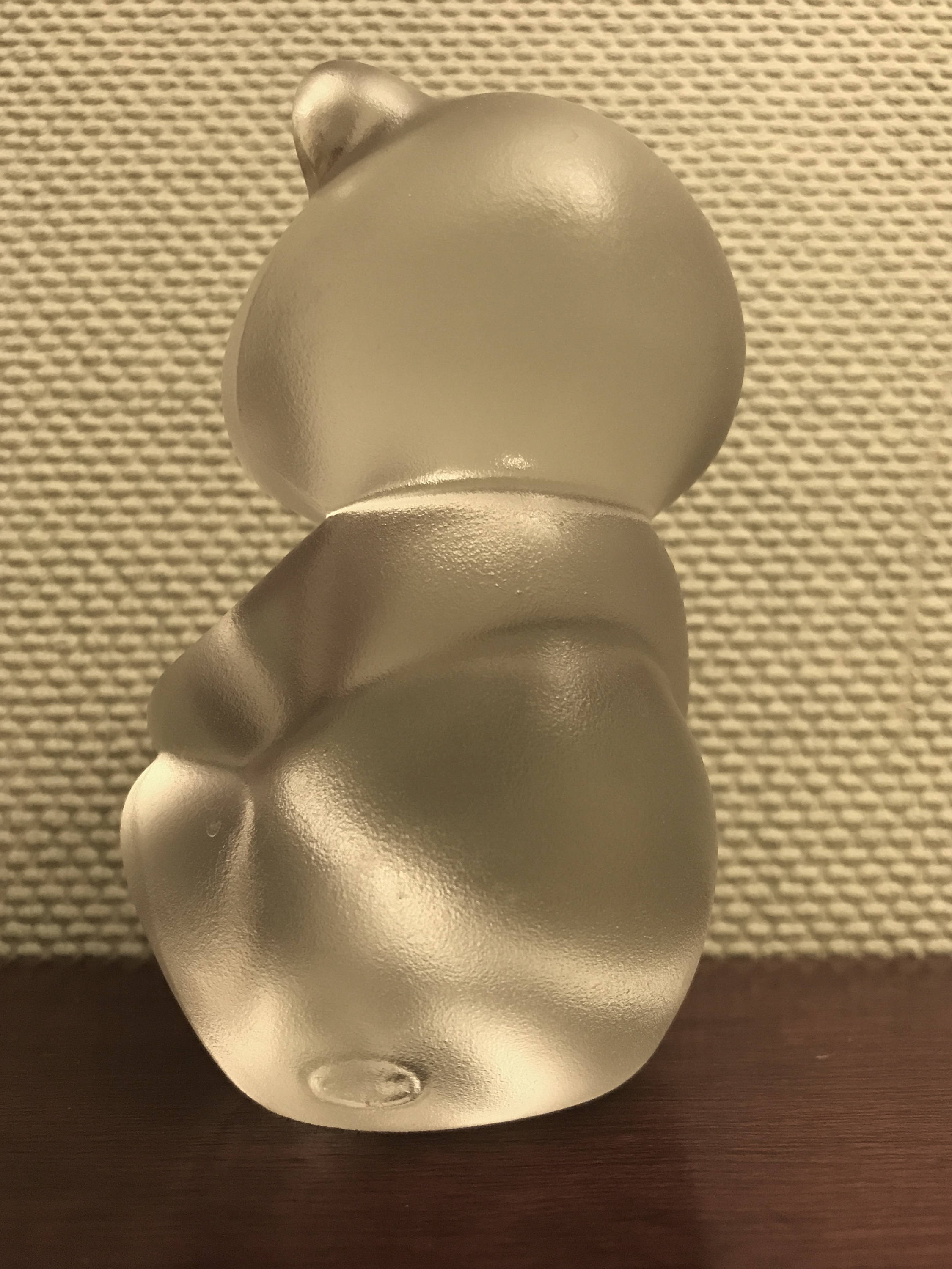 Fenton Glass Panda Bear, Panda Paperweight Figurine, gift, office decor ...