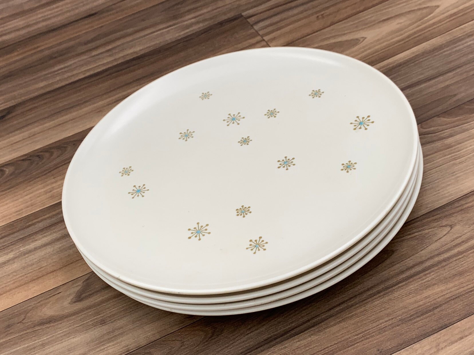 Atomic Melmac Plates, Kaye LaMoyne Melmac Collection Branchell Picnic ...