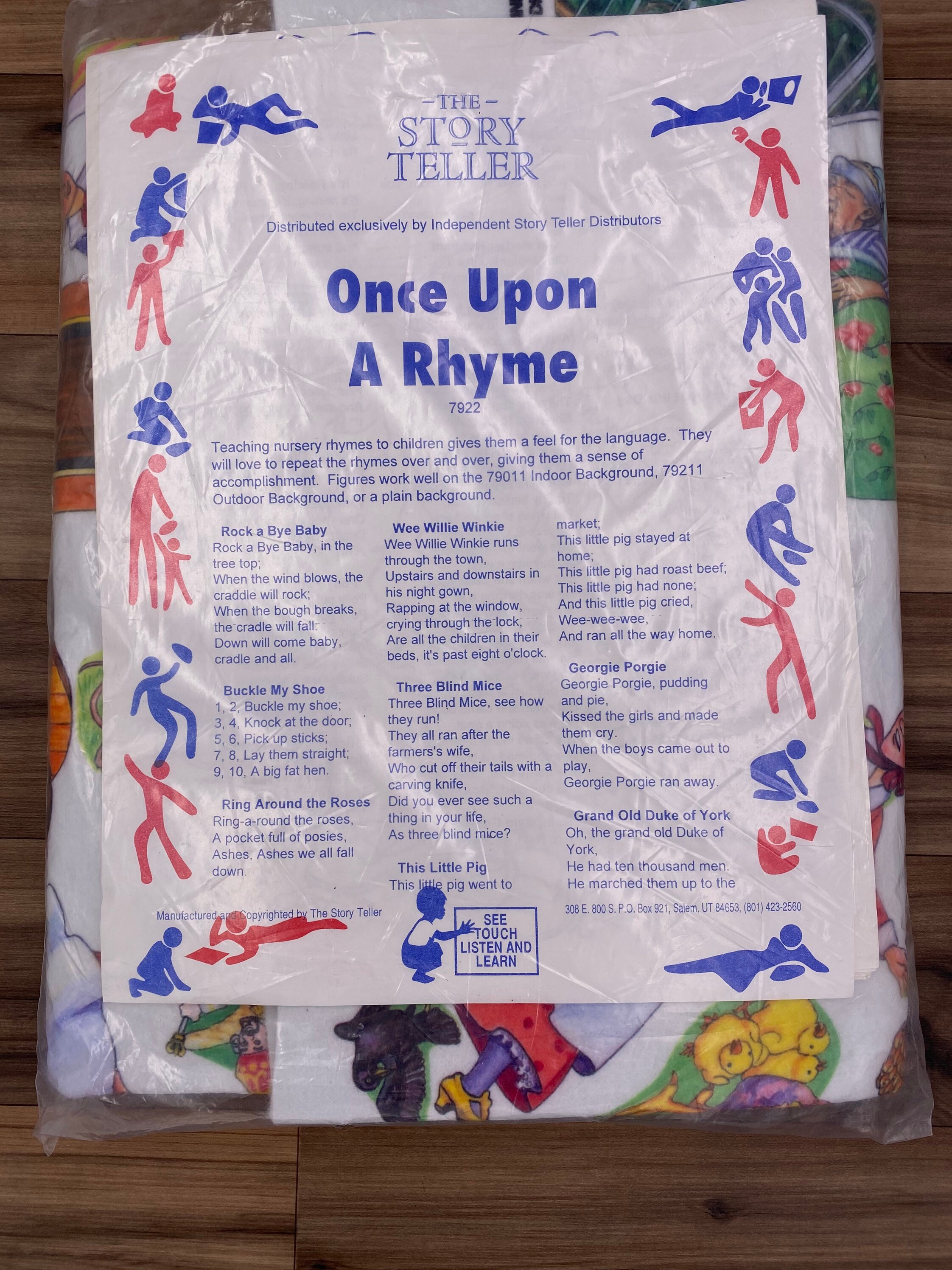 Vintage Nursery Rhymes Flannel graph set, The Story Teller, Once Upon a ...