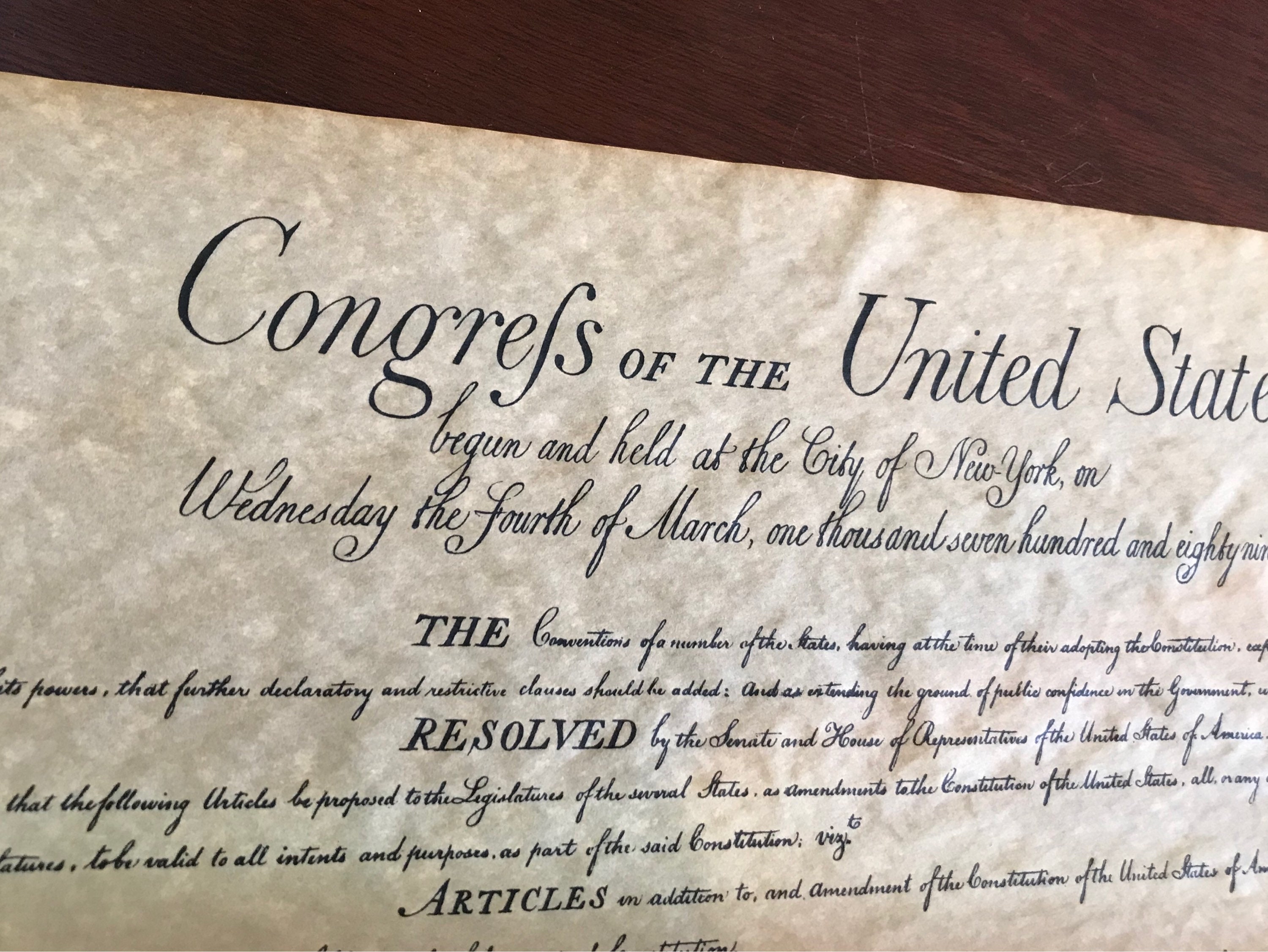 3 Documents of Freedom, Declaration of Independence, Bill of Rights, US ...