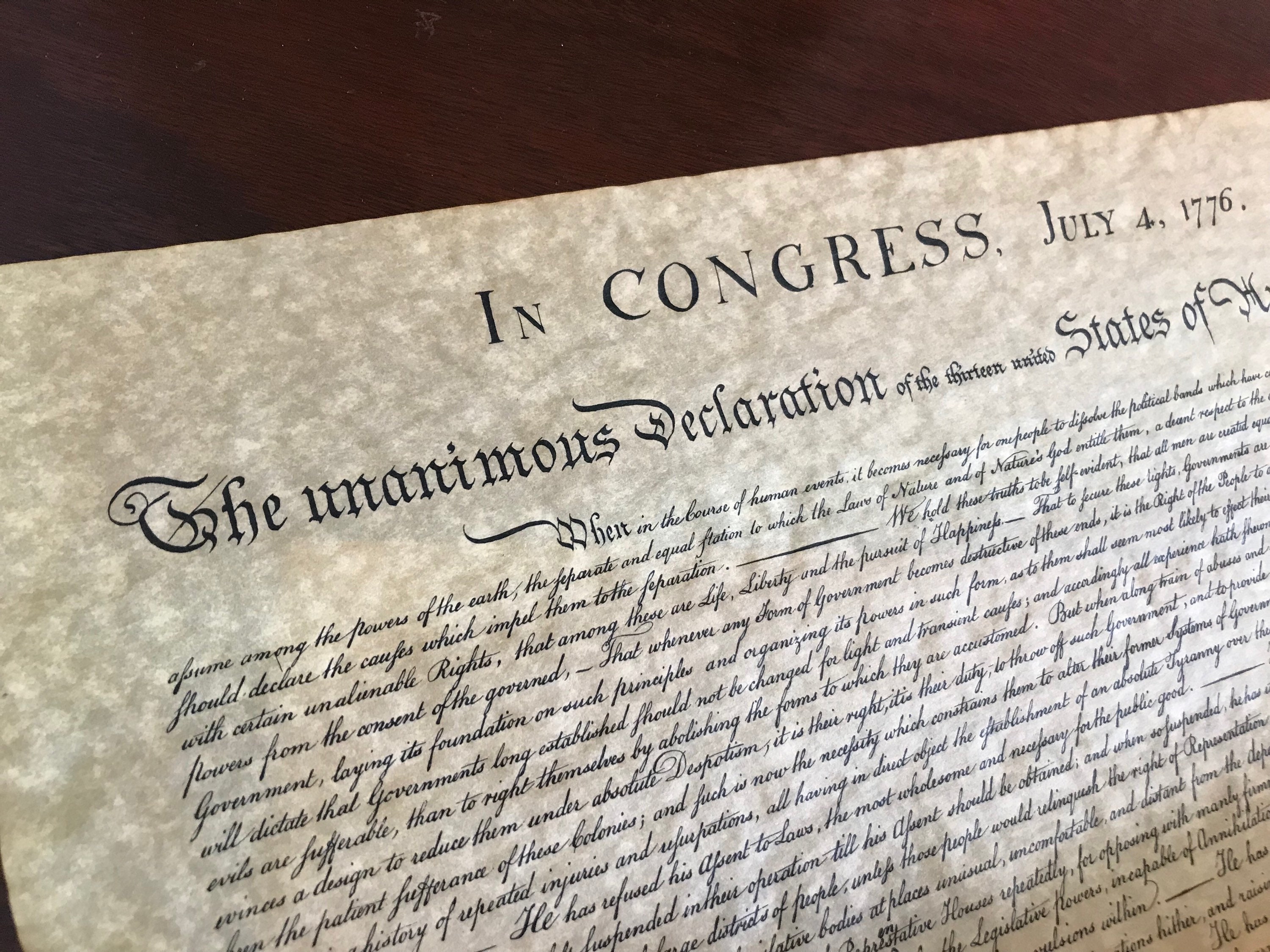 3 Documents of Freedom, Declaration of Independence, Bill of Rights, US ...