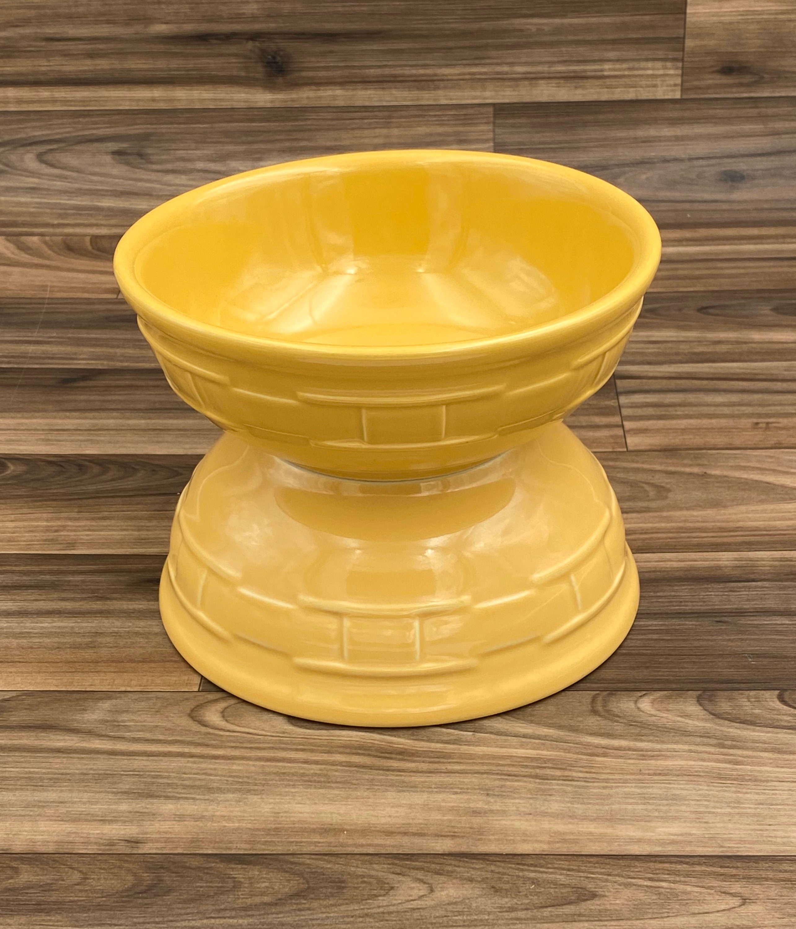 Vintage Longaberger Pottery Butternut Coupe Cereal Bowl Woven ...