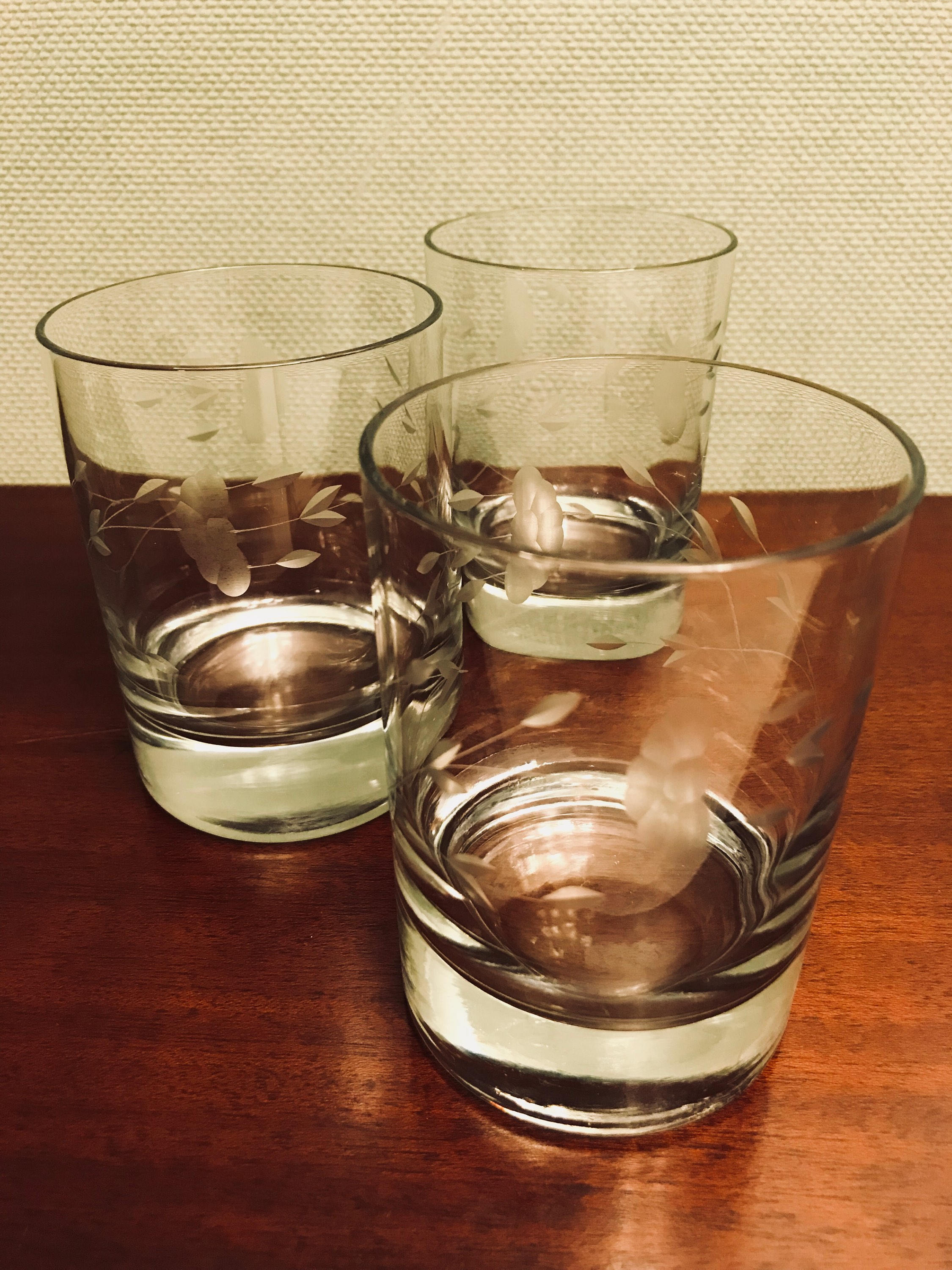 Princess House Crystal Glasses in the Heritage Pattern, set of 4 ...