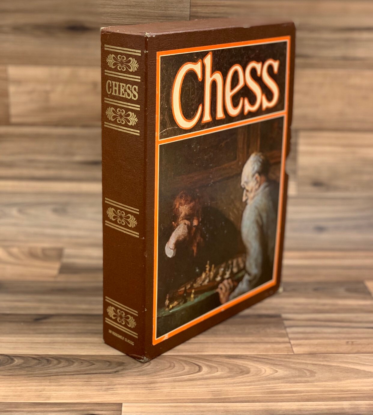 Vintage Wood Chess Set Staunton Chess 3M Bookshelf Classic Collectors ...