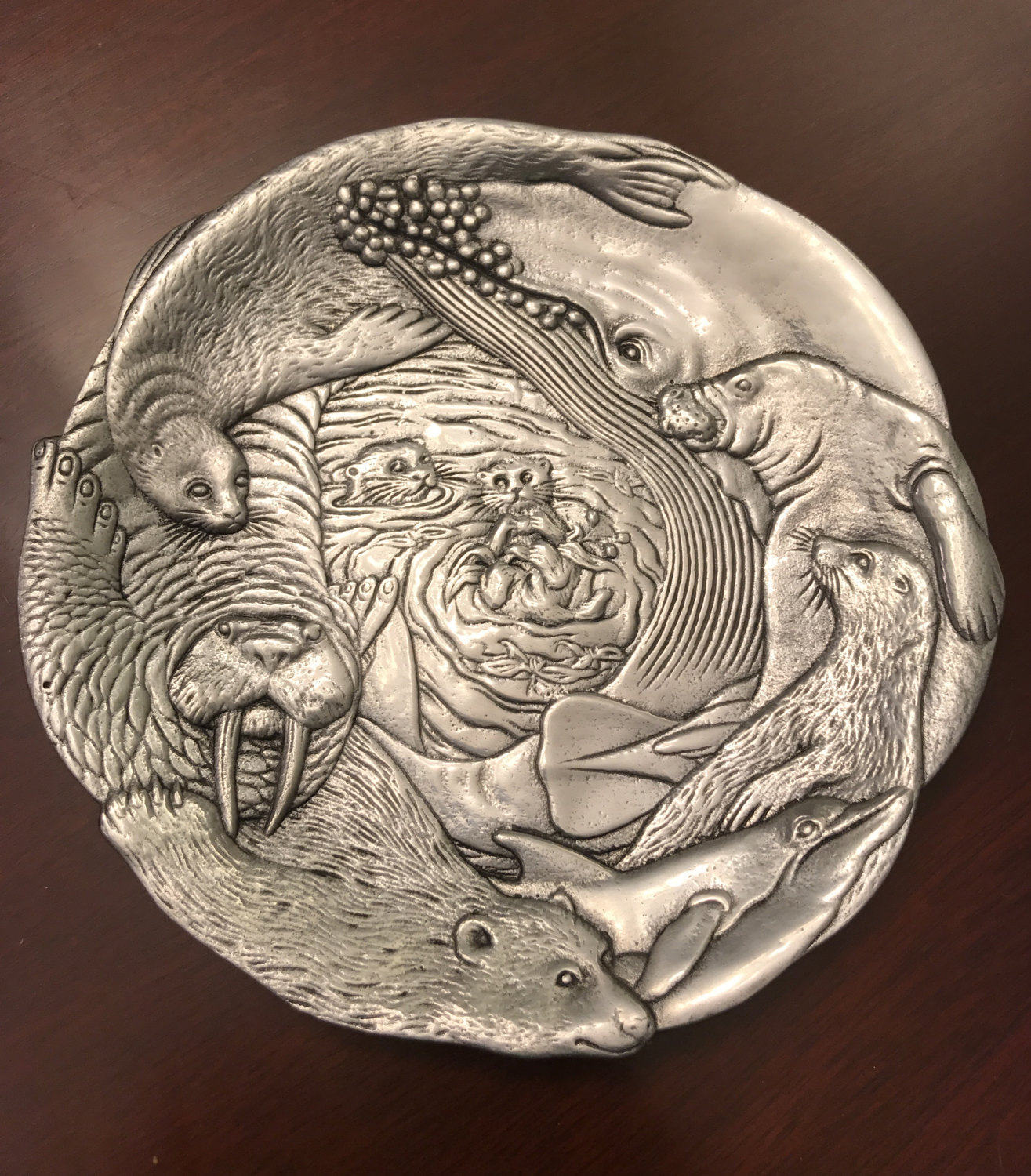 Arthur Court collectible, CA Mammal Center 15th Anniversary Plate ...