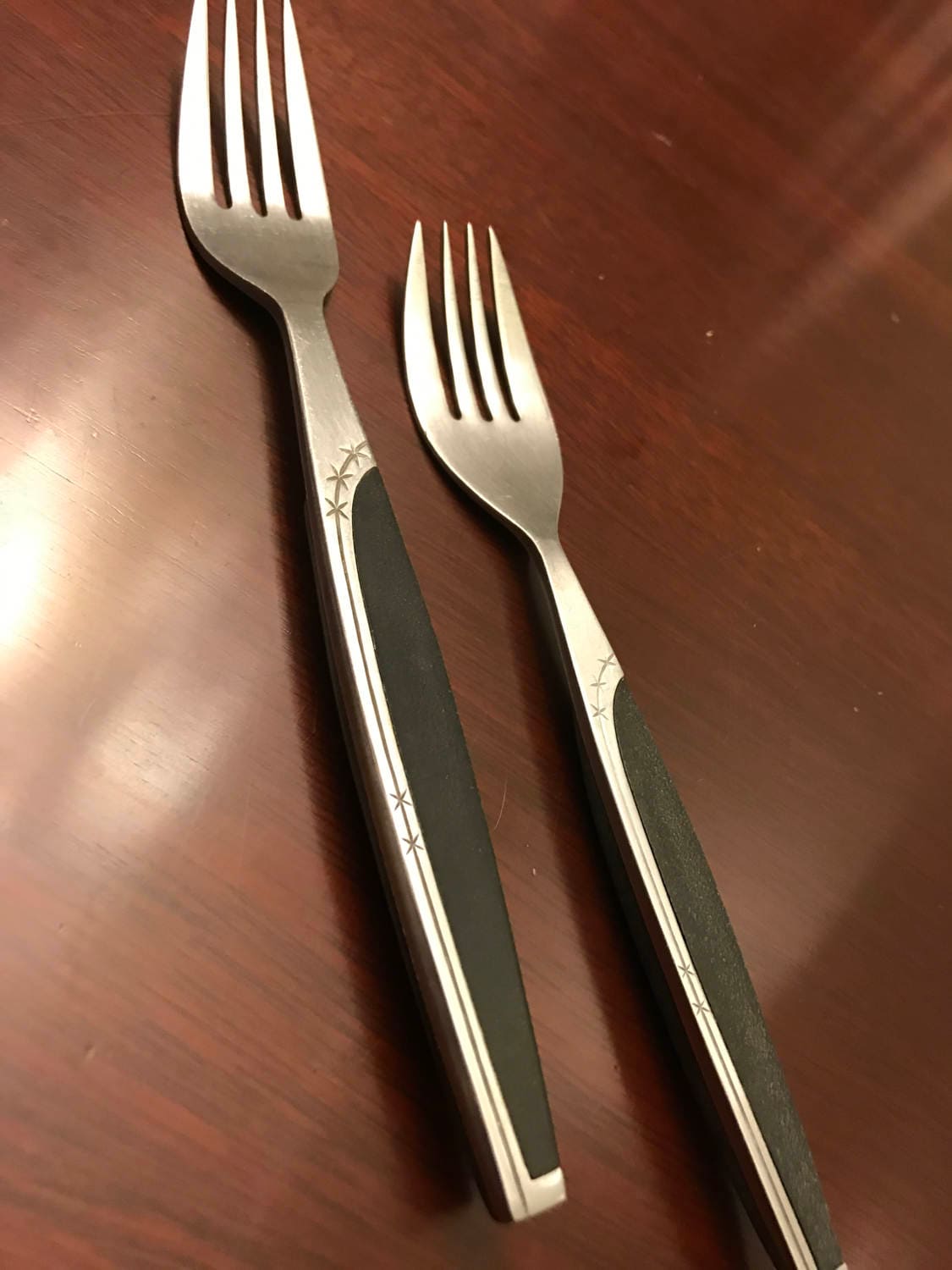 Atomic MidCentury Modern Mar-Crest Flatware, replacement forks, Rare ...