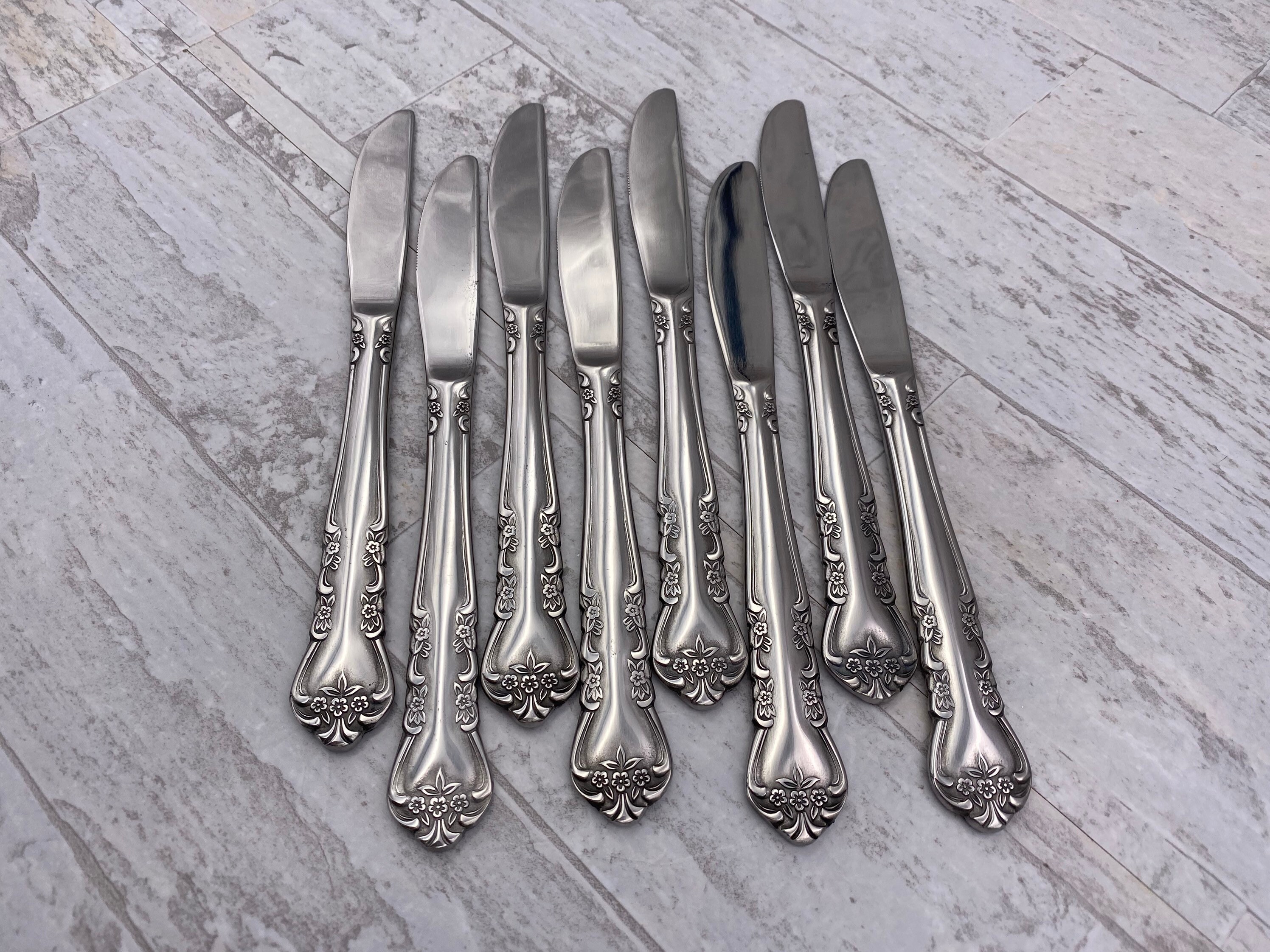 Vintage Stainless Flatware Set, New Rogers Delight Flatware, Service ...