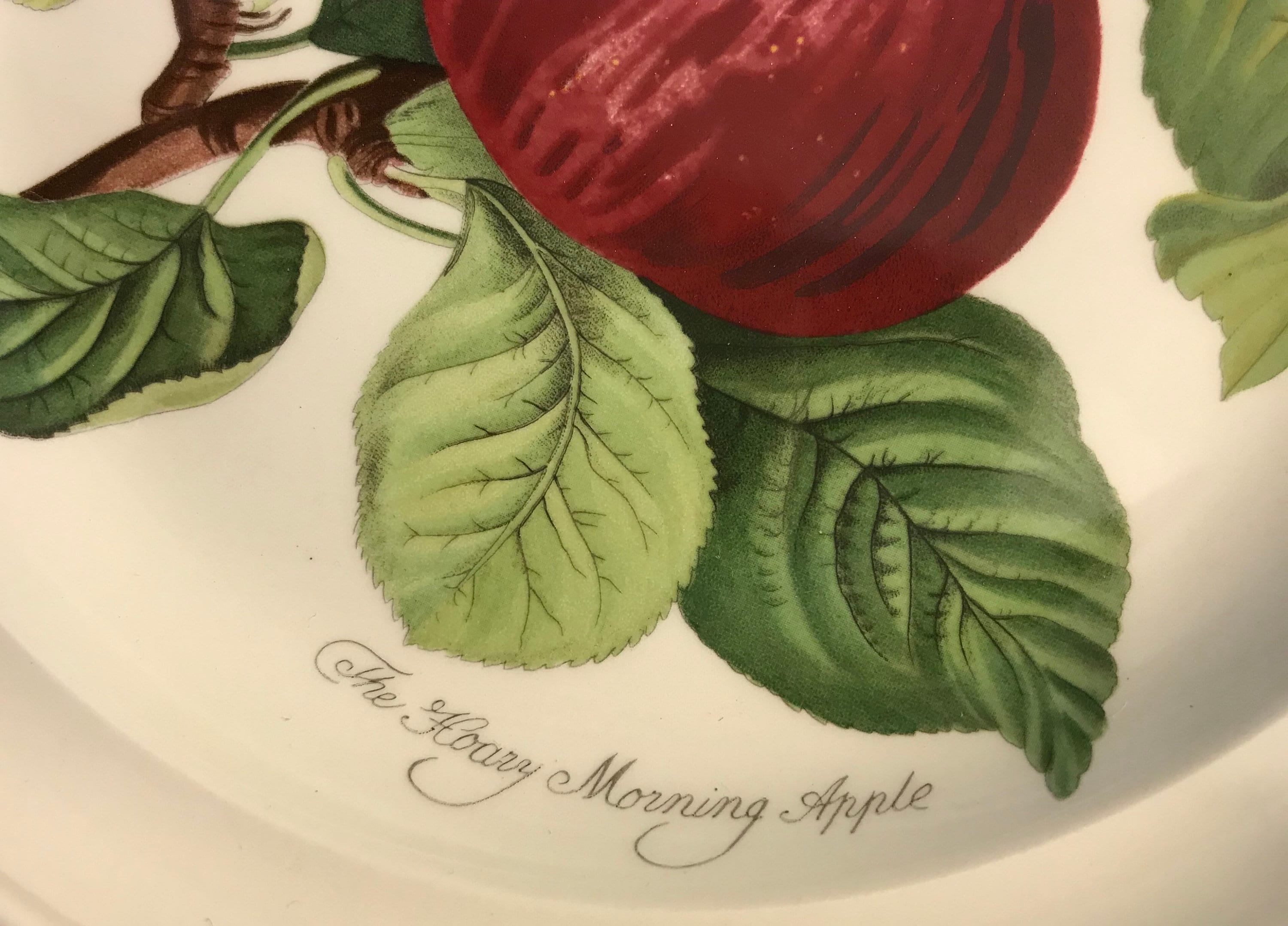 Pomona by PORTMEIRION Collectors plate, The Hoary Morning Apple, 1982 ...