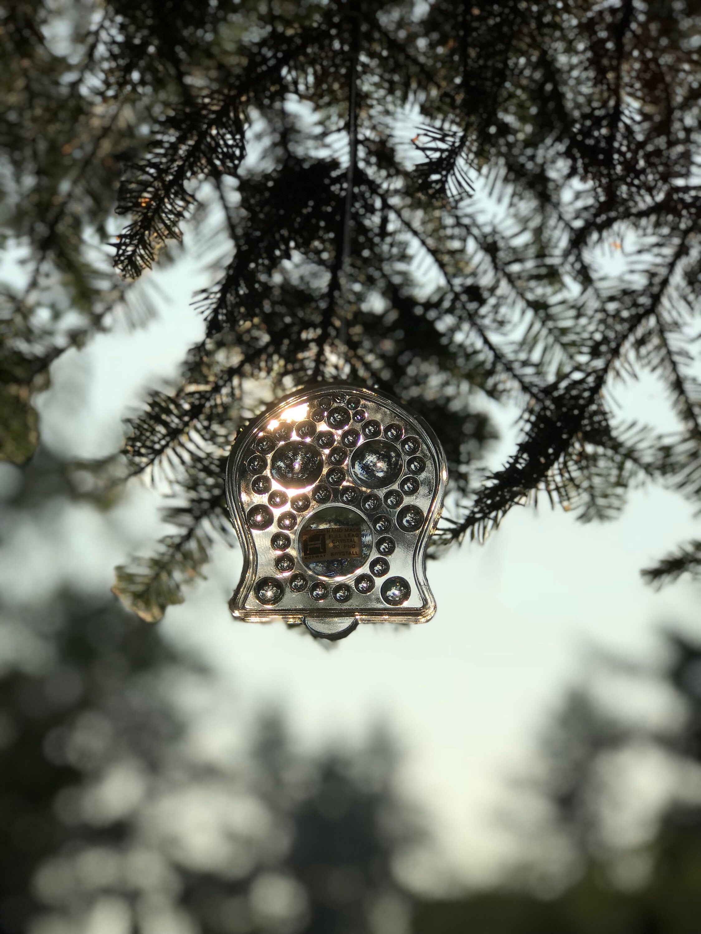 Vintage Hadeland Crystal Ornament, Made in Norway, Bell shaped ornament ...