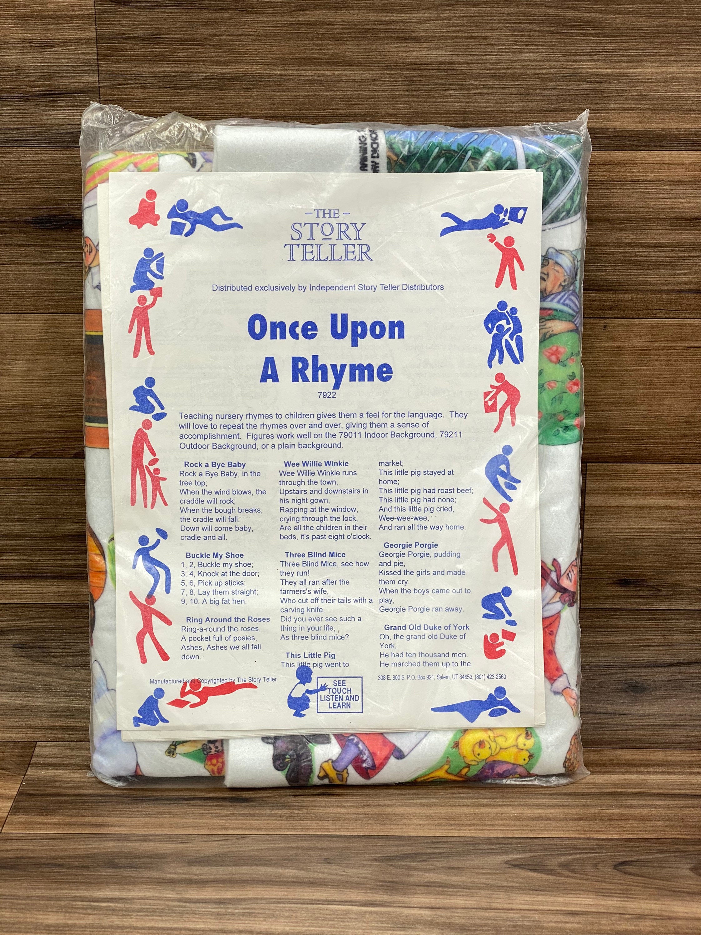 Vintage Nursery Rhymes Flannel graph set, The Story Teller, Once Upon a ...