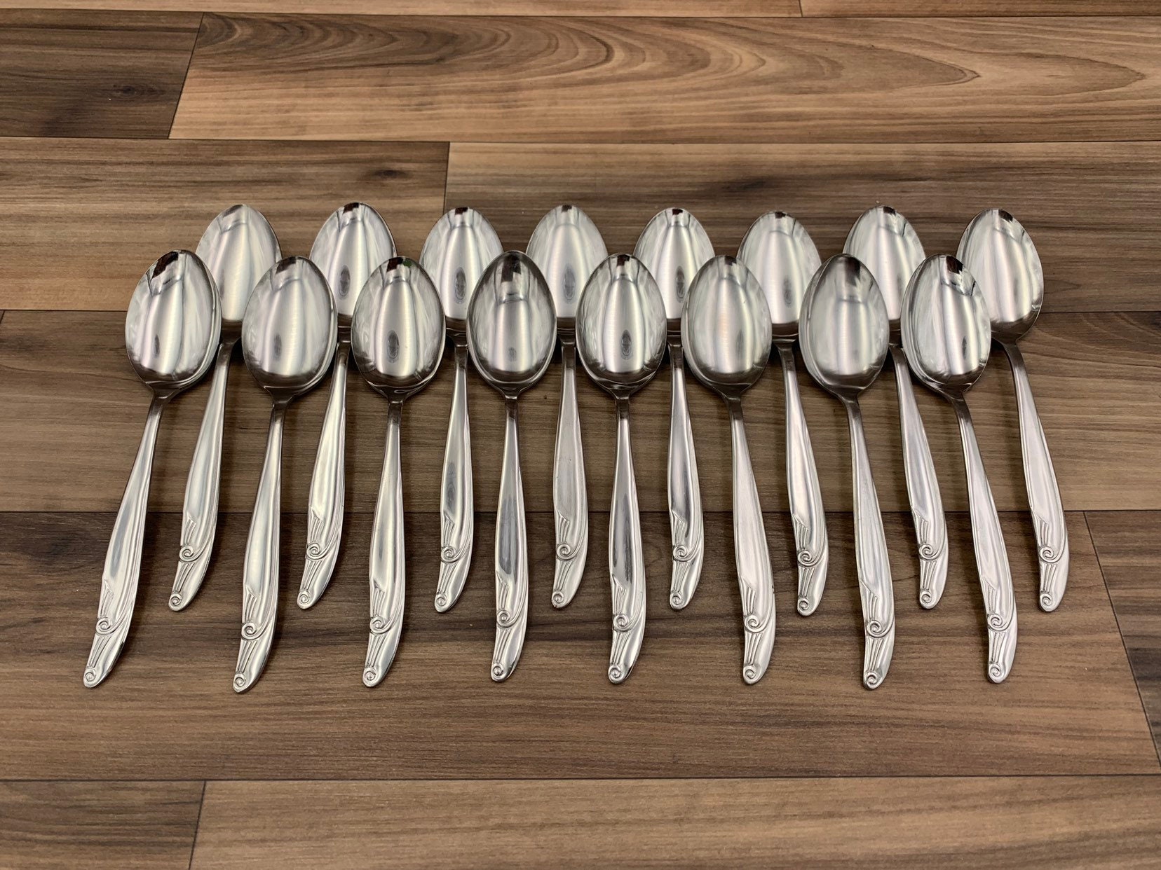 Vintage Stainless Flatware set Rondine Art Deco Flatware Vintage ...