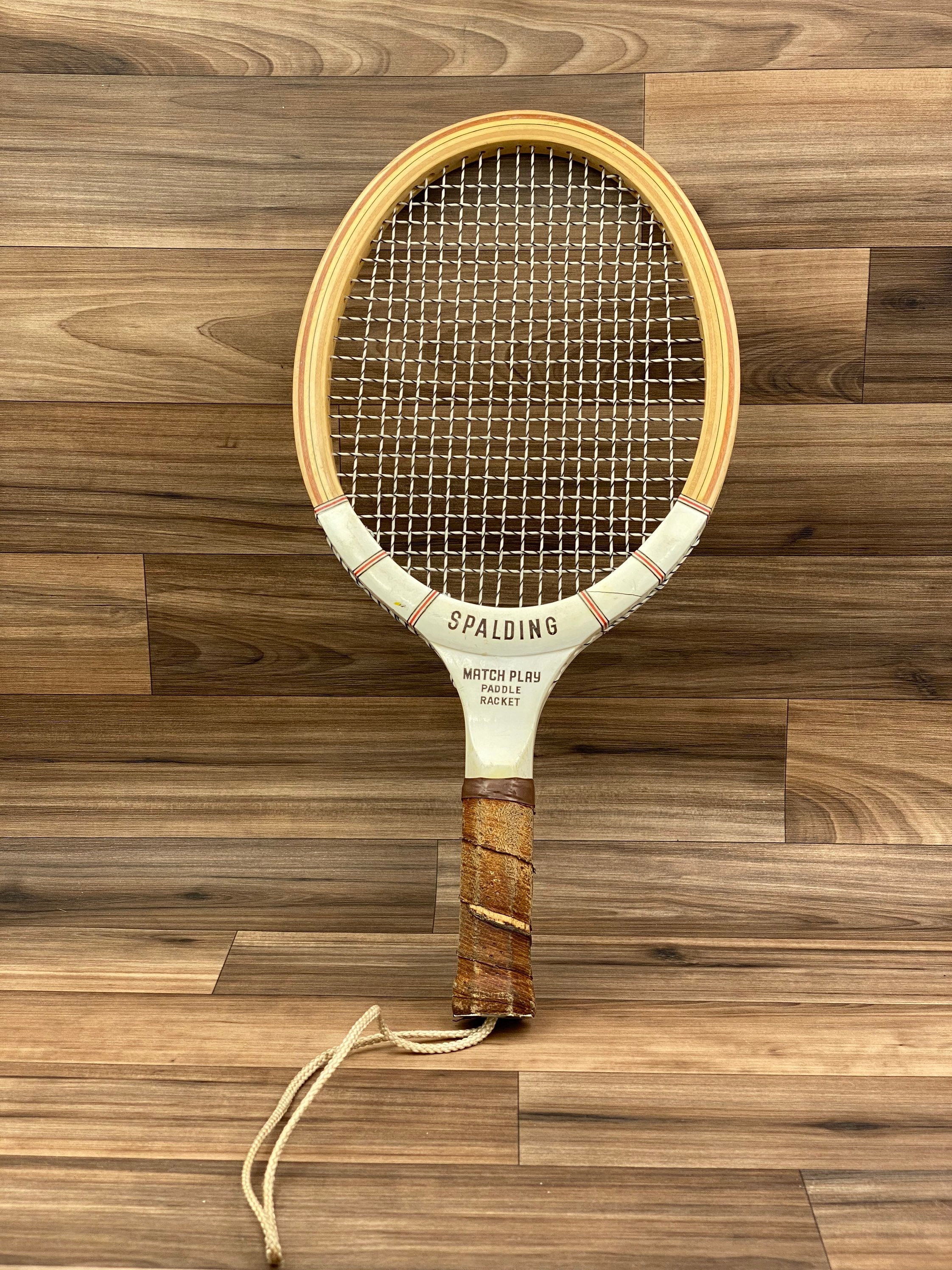 Vintage Spalding Match Play Paddle Racket, RacketBall Racket, Cabin ...