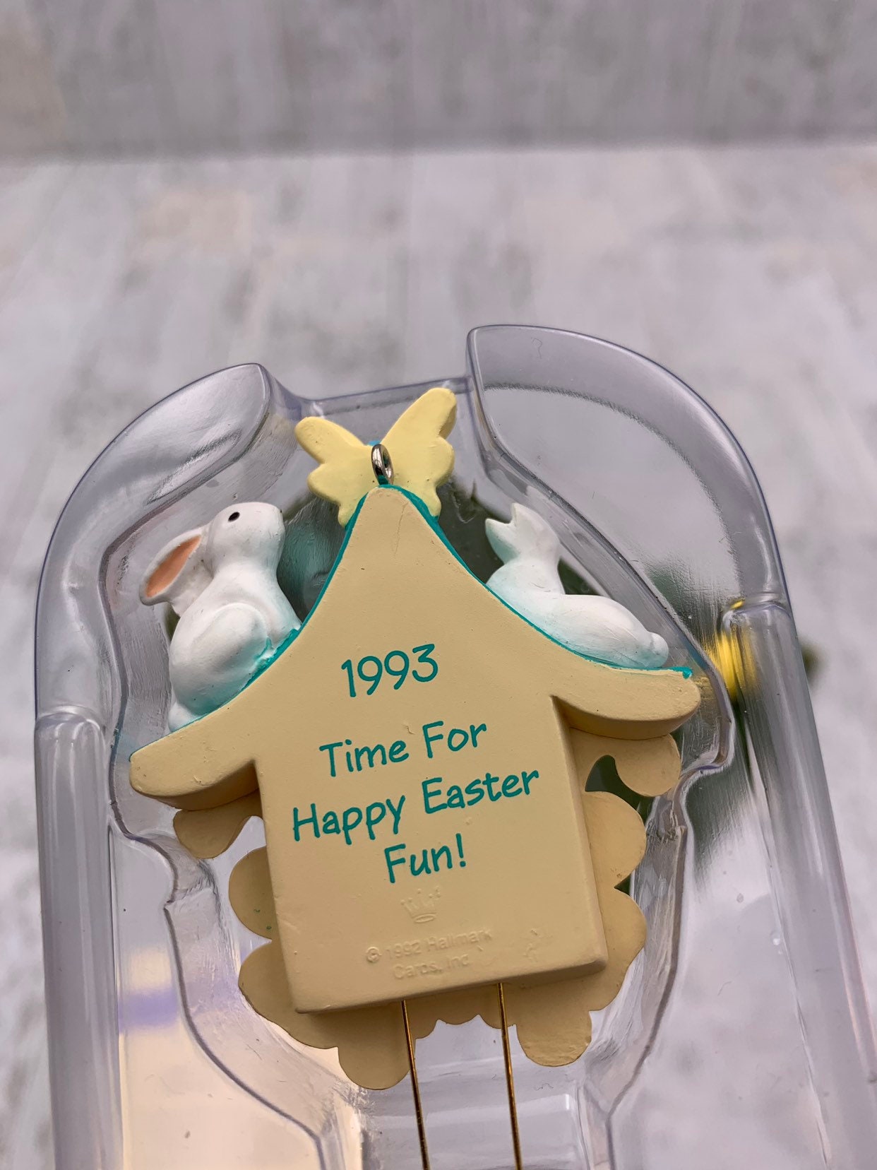 Vintage Time for Easter Hallmark Ornament, Easter clock ornament, 1993 ...
