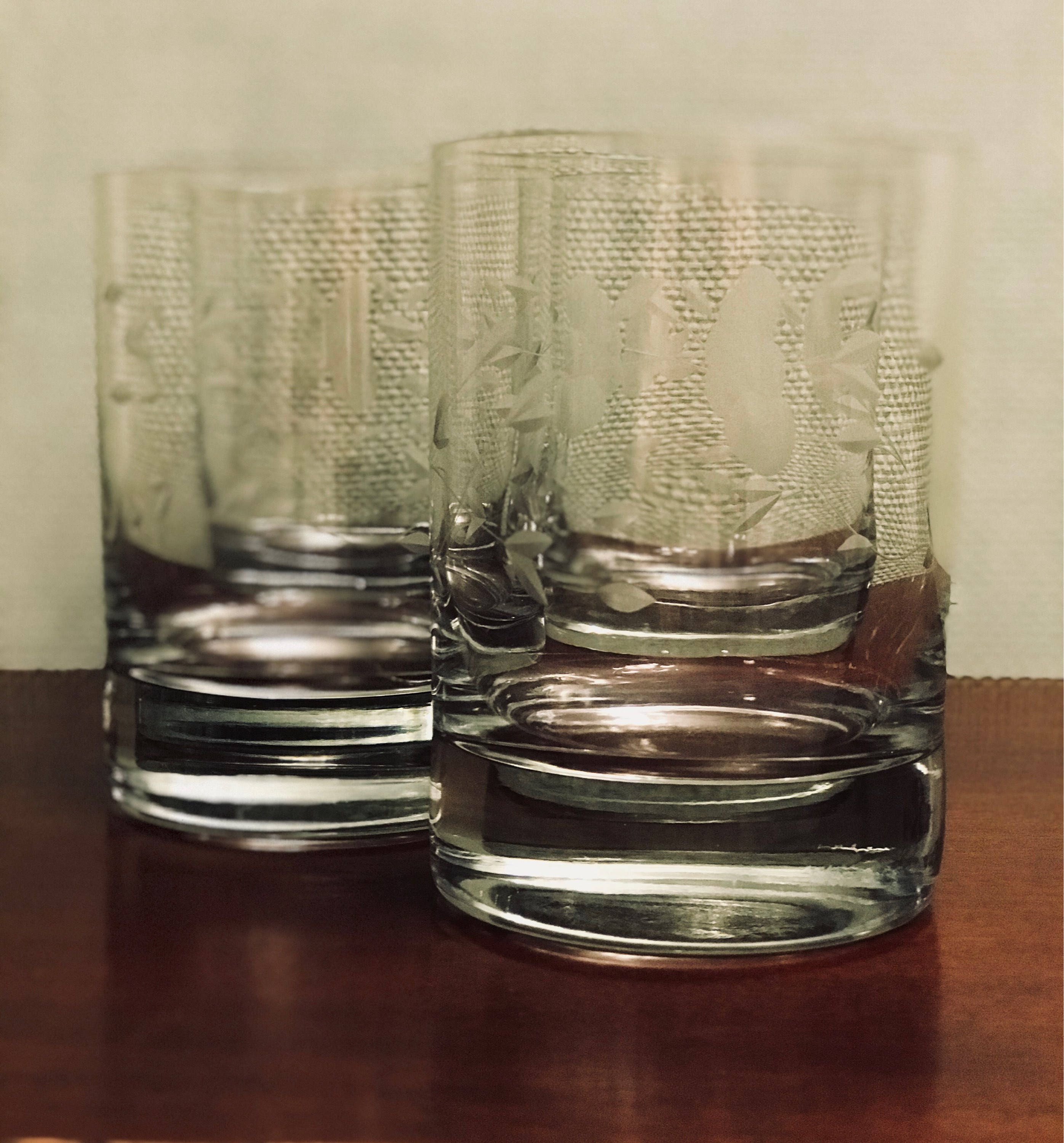Princess House Crystal Glasses in the Heritage Pattern, set of 4 ...