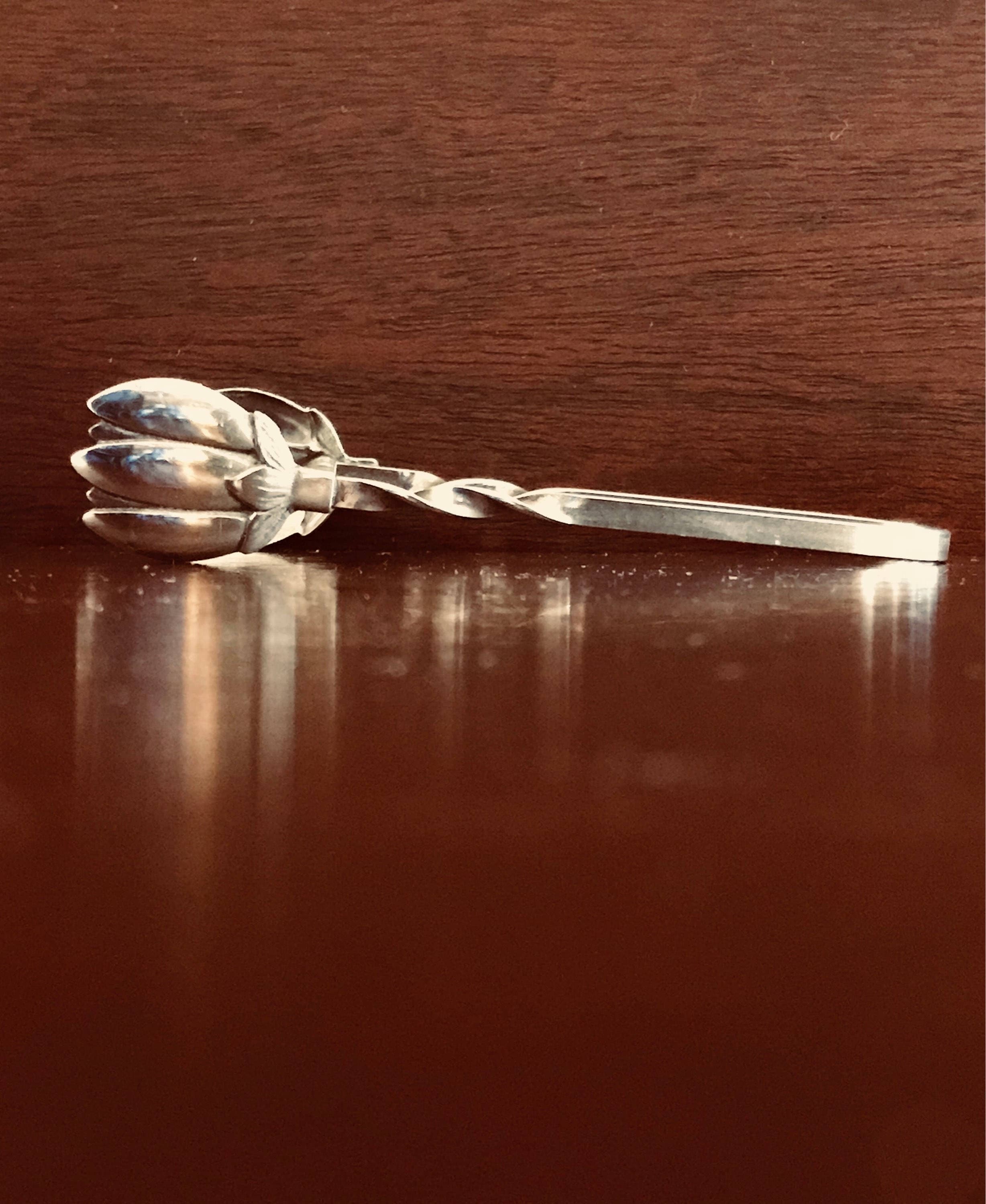 Vintage Sterling Silver Bon Bon Tongs, Raimond Tulip Tongs, Unique Mini ...