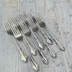 Vintage Oneida Dover Flatware Set: Stainless Service for 8, Tray ...