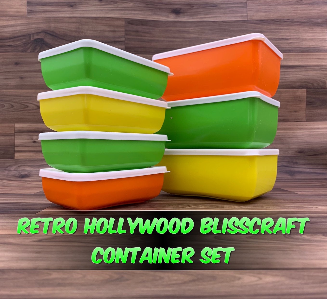 Retro Storage Containers Hollywood Bliss Craft plastic containers ...