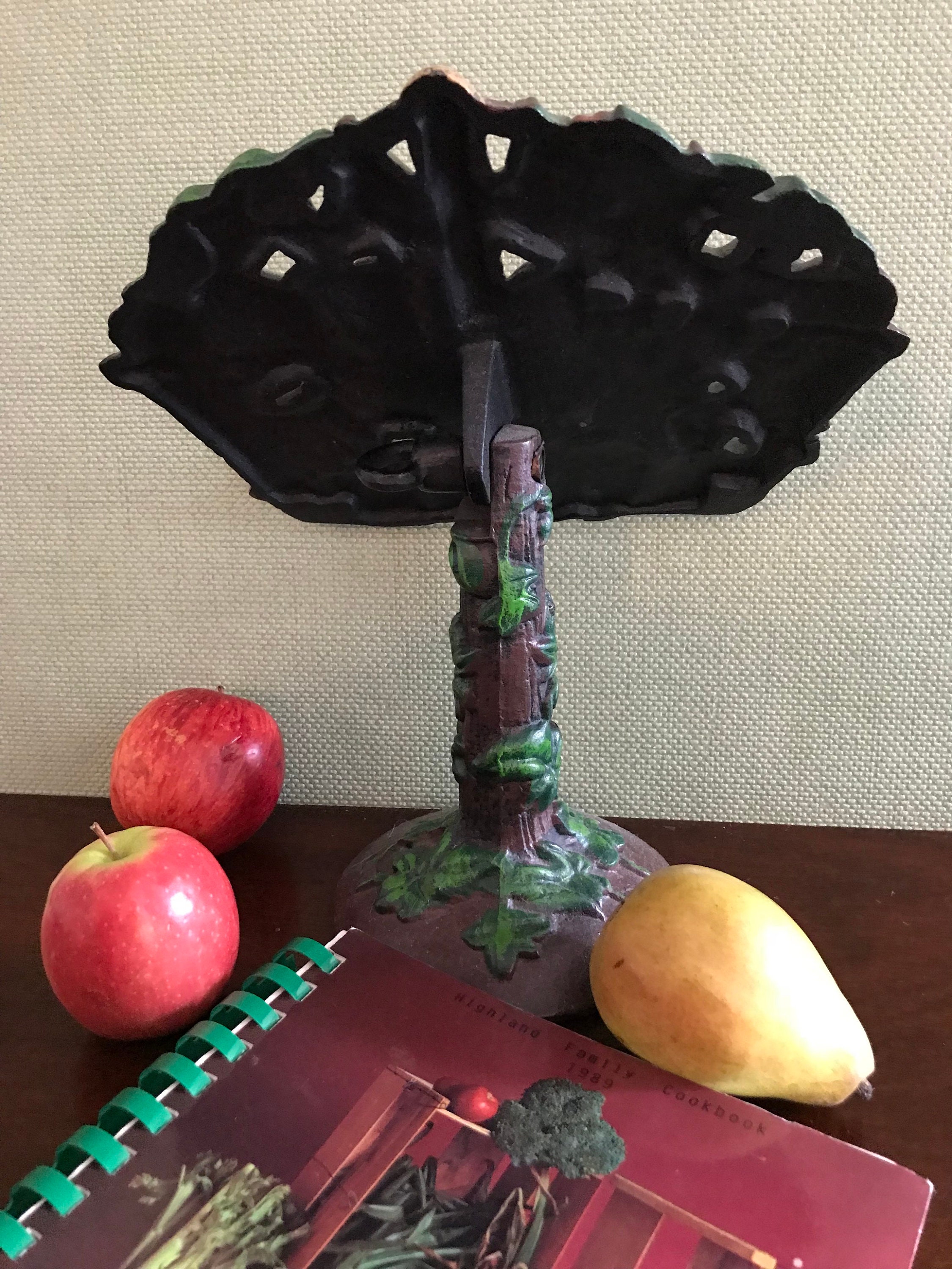 Cast iron book display stand, cookbook stand, Fruit book stand ...