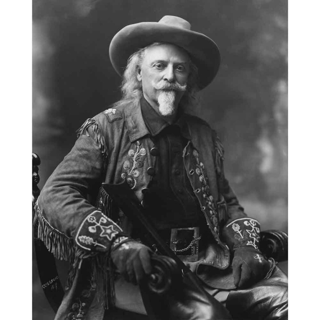 Buffalo Bill - Quality Reprint of a Vintage Photo - Etsy