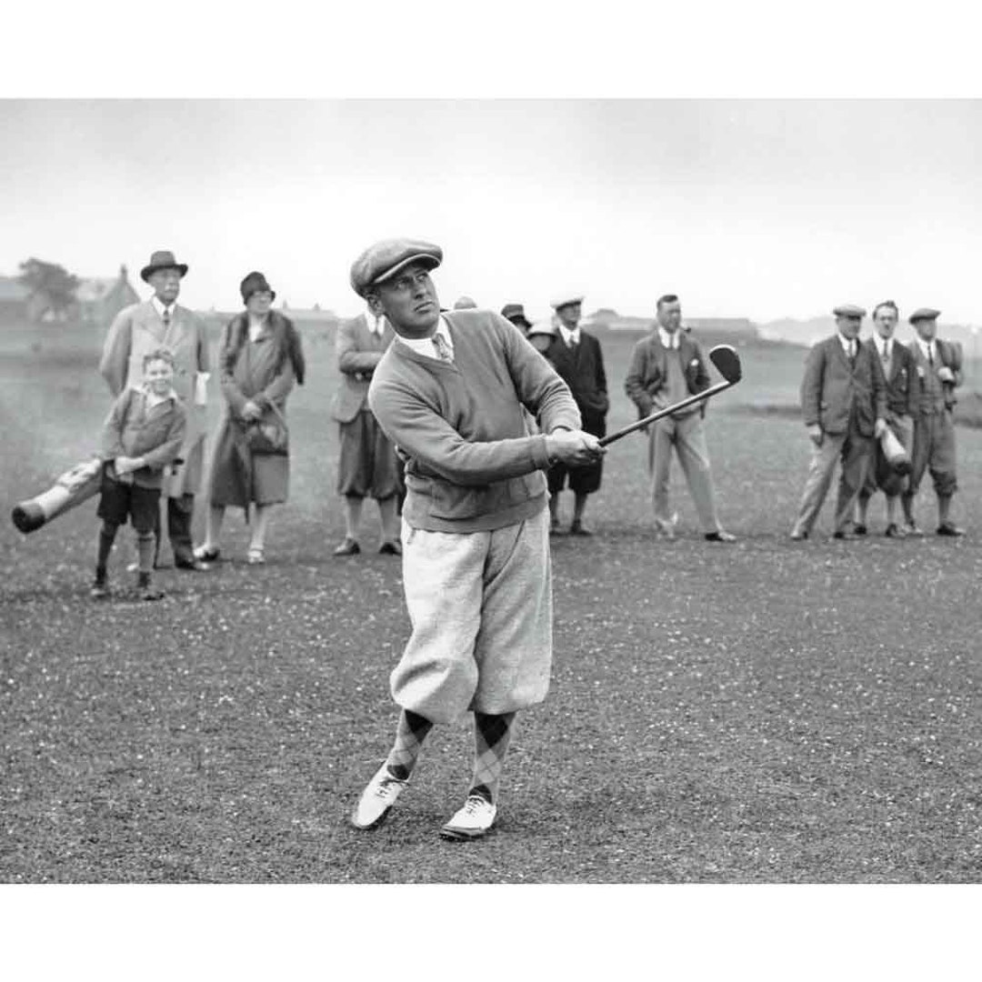 Bobby Jones Golf Swing - Quality Reprint of a Vintage Photo - Etsy