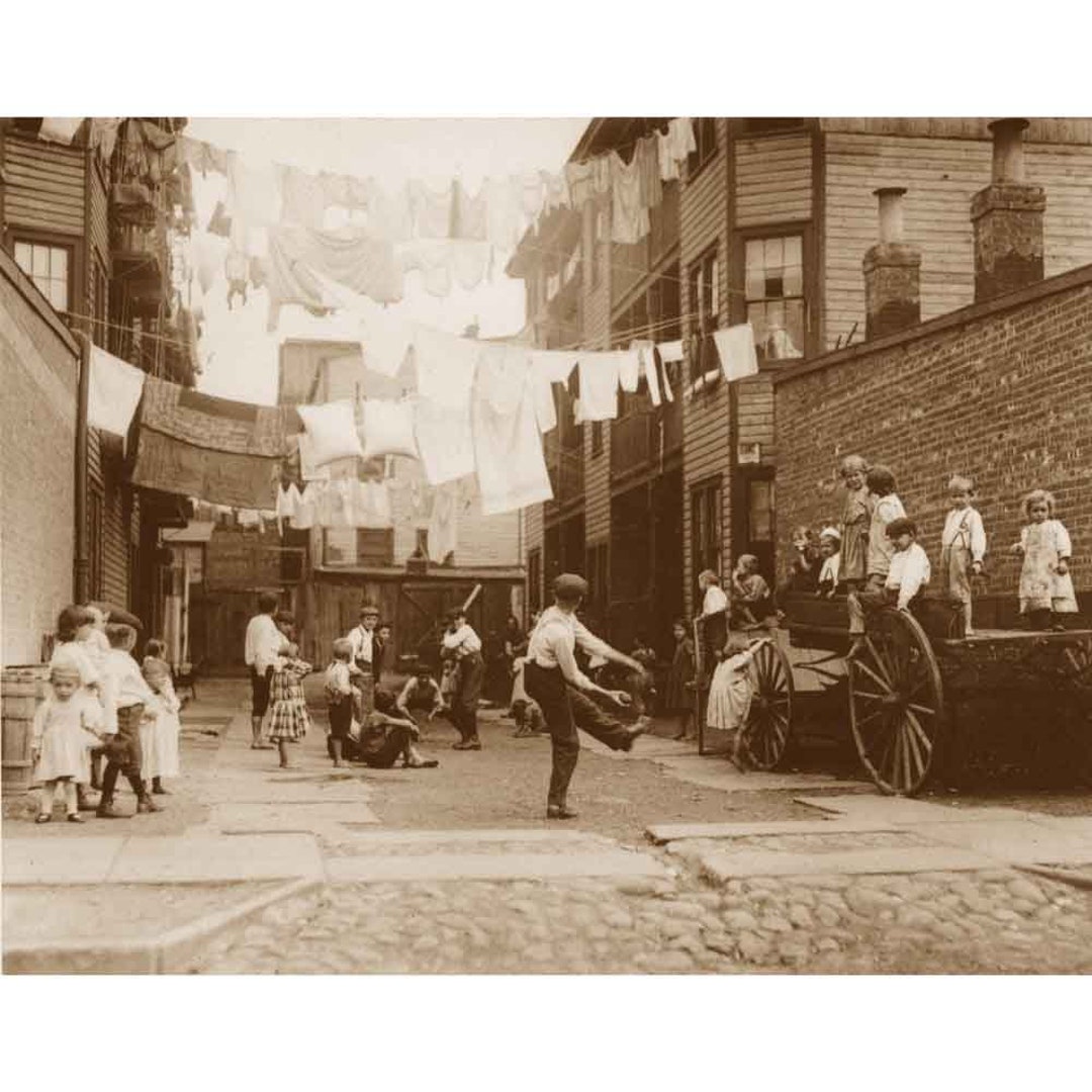 Stickball in the Alley - Quality Reprint of a Vintage Photo - Etsy
