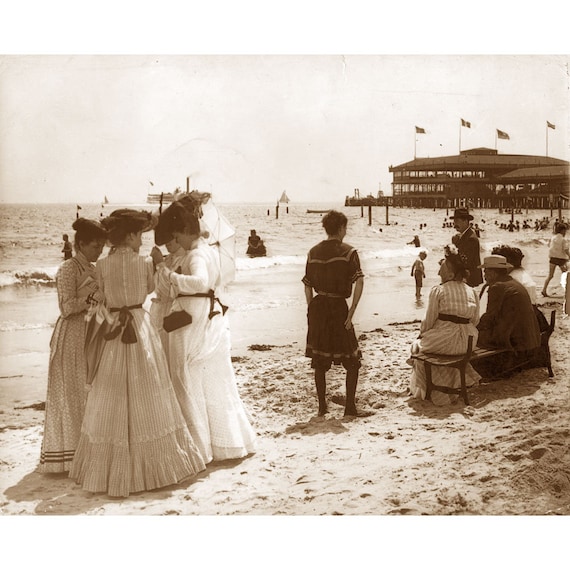 Coney Island Circa 1900 Quality Reprint of a Vintage Photo - Etsy