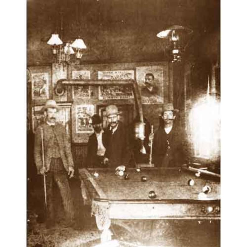 Billiards Champion Jacob Schaefer, Sr. "the Wizard" - Quality Reprint ...