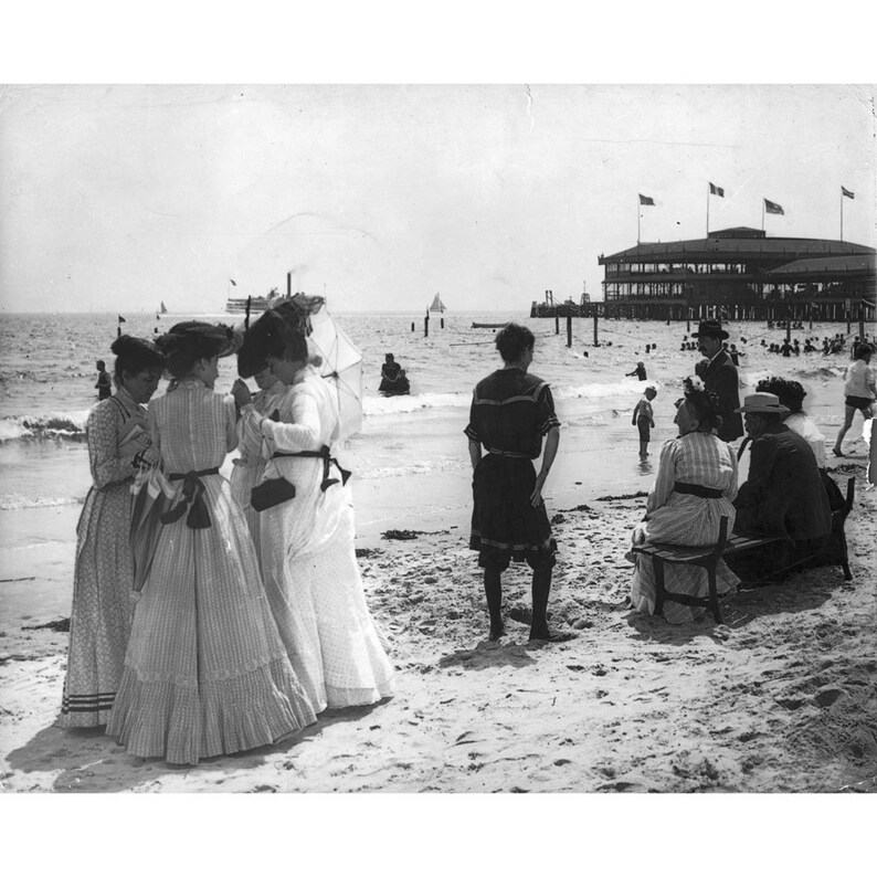 Coney Island Circa 1900 Quality Reprint of a Vintage Photo - Etsy