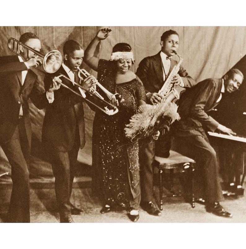 Ma Rainey and Her Band Quality Reprint of a Vintage Photo - Etsy