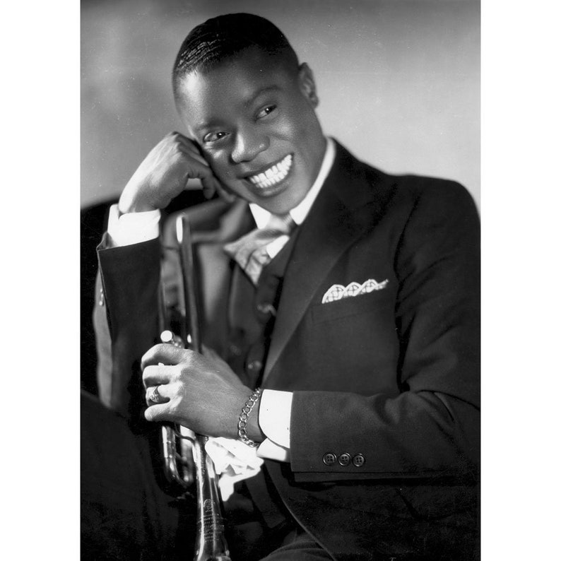 Louis Armstrong Quality Reprint of a Vintage Photo - Etsy