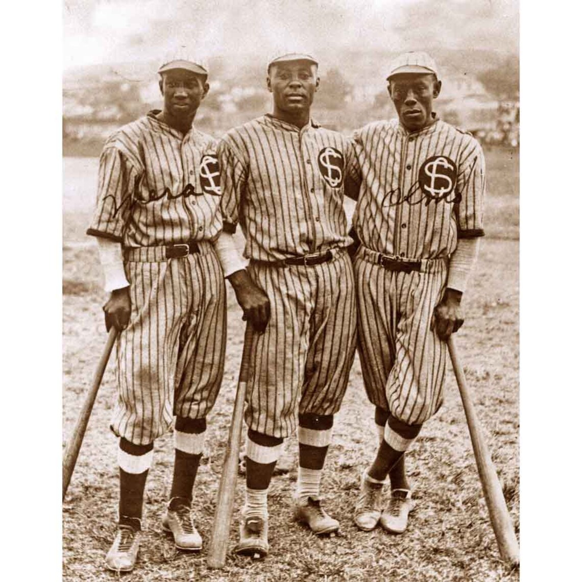 Pablo Mesa, Oscar Charleston, and Alejandro Oms Quality Reprint of a ...