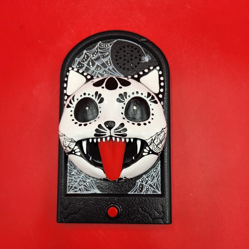 Day of the Dead Cat Statue - Etsy