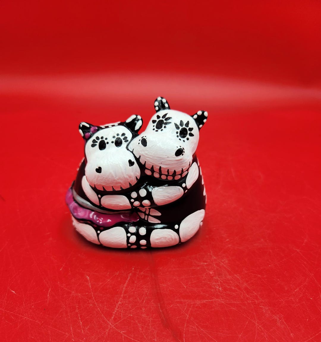 Hippo Bank Day of the Dead Hippopotamus Bank Hippo Bank Dia De Los ...