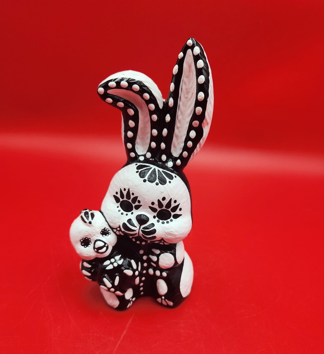 Rabbit and Chick Bank Day of the Dead Bunny Dia De Los Muertos - Etsy