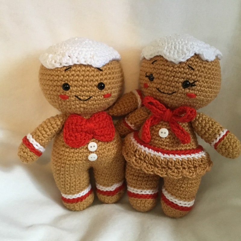 Gingerbread Dolls Plush - Etsy