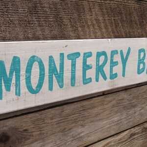 Monterey Bay Sign, Monterey Bay, Monterey California, Coastal Decor ...
