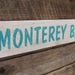 Monterey Bay Sign, Monterey Bay, Monterey California, Coastal Decor ...