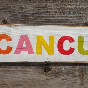 Cancun, Cancun Sign, Cancun Art, Key Cancun Mexico, Beach Decor, Beach ...